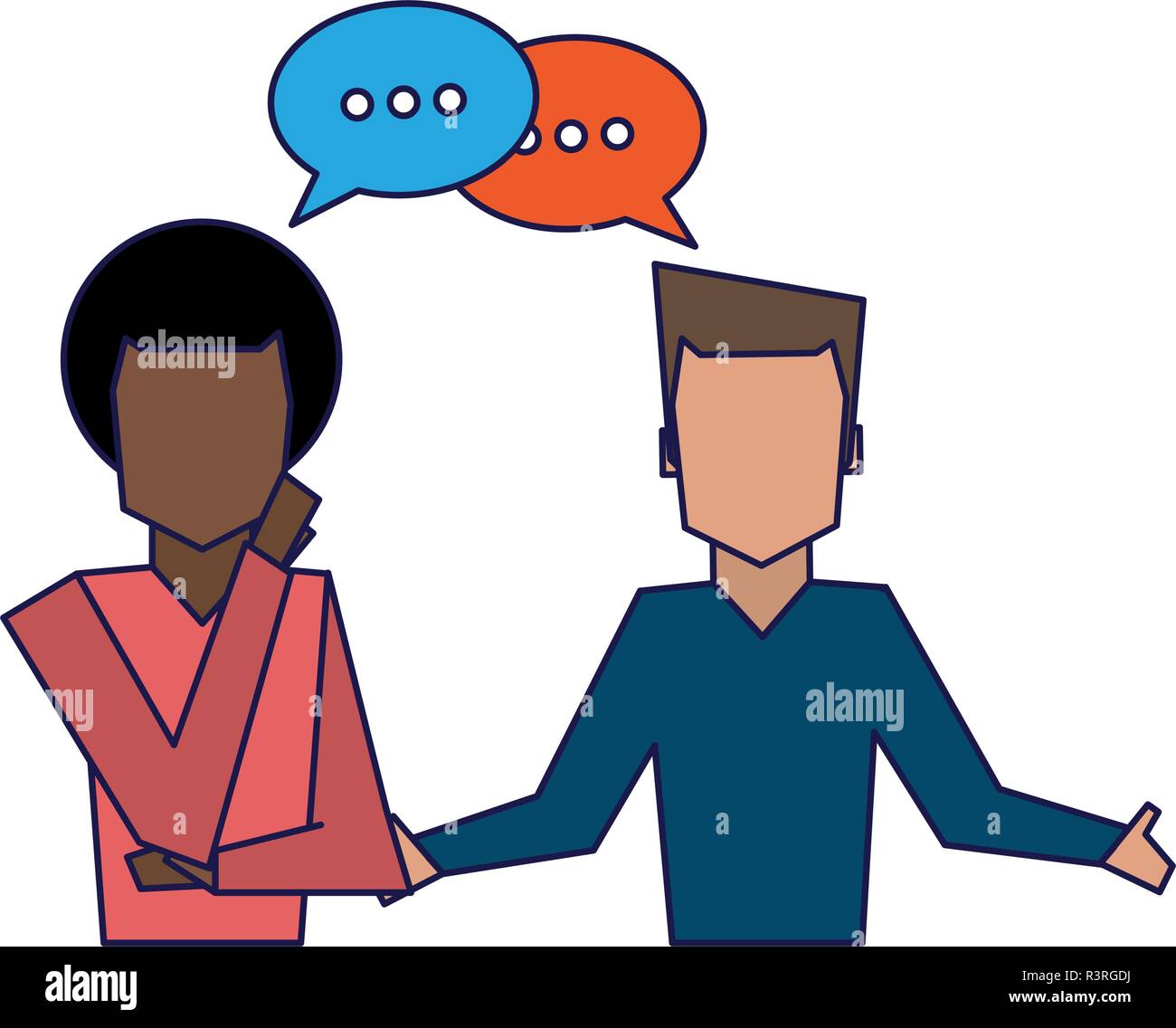 people talking avatar Stock Vector Image & Art - Alamy