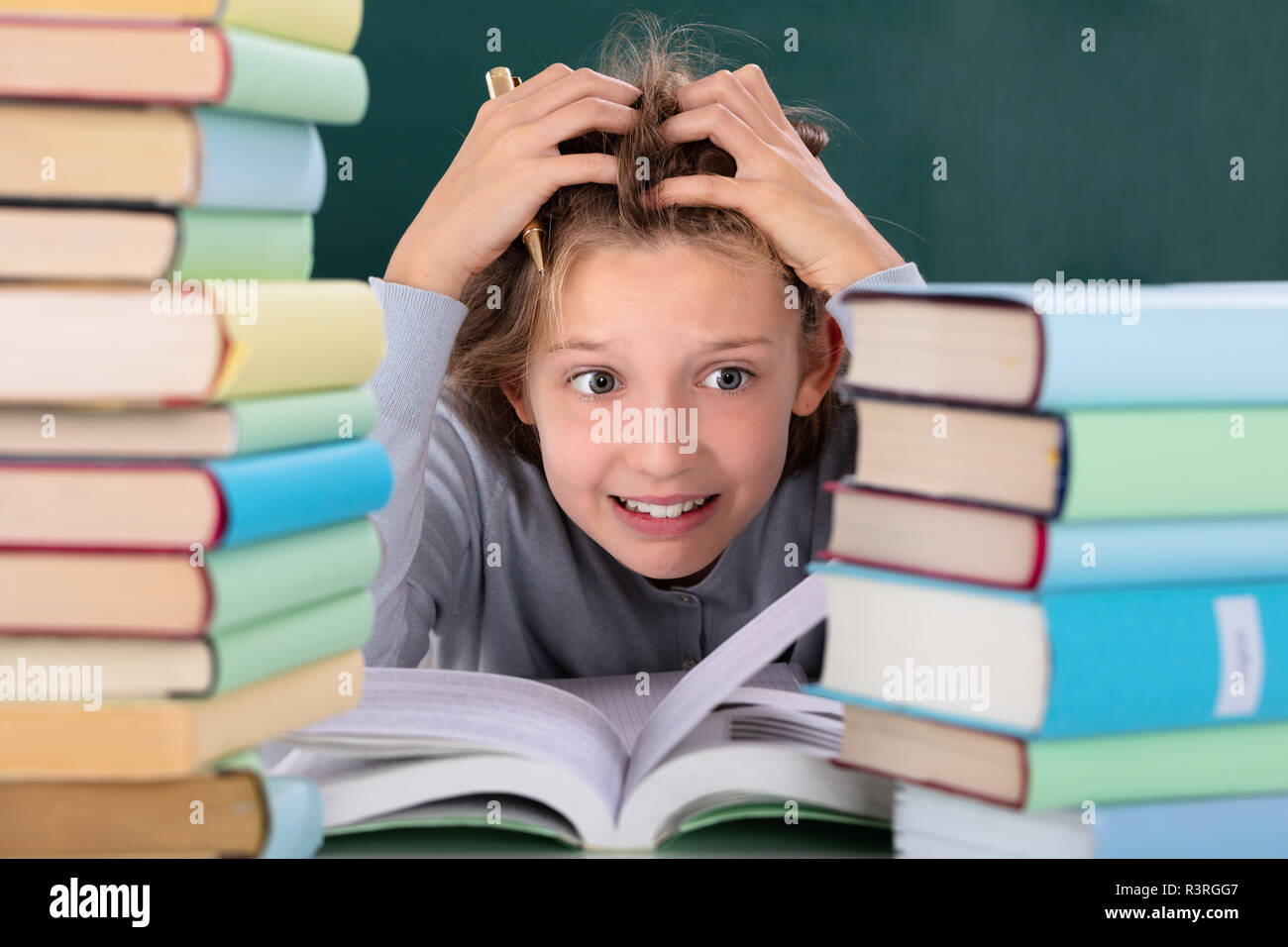 Child stressed hi-res stock photography and images - Alamy