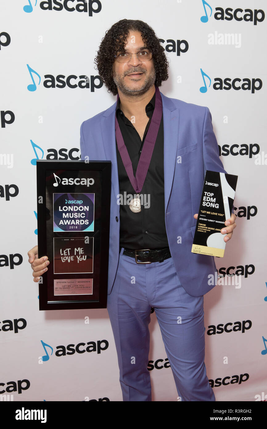 Guests red carpet arrivals at annual ceremony 'ASCAP Awards London 2018 ...