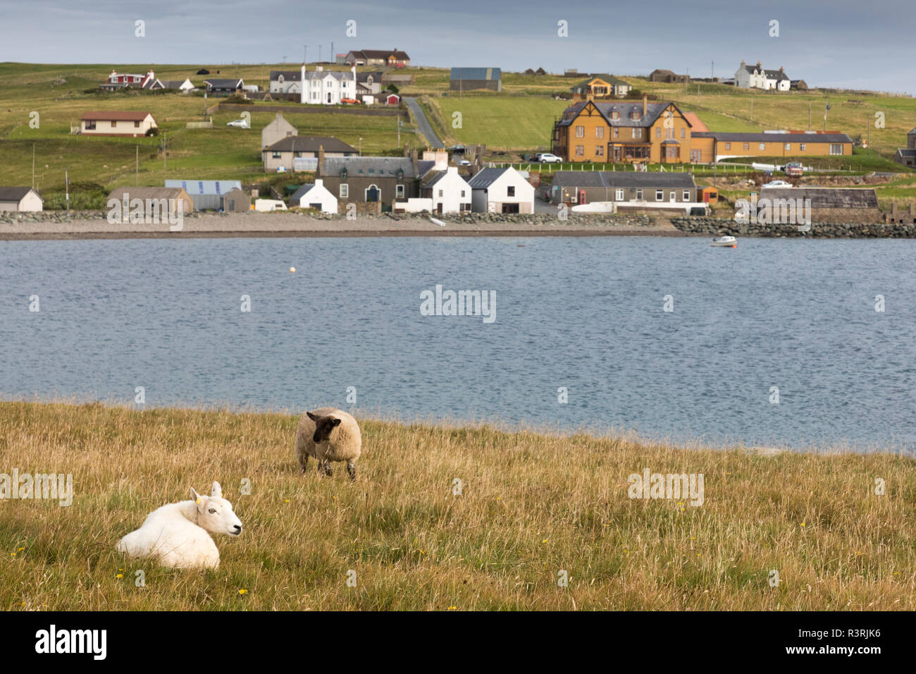 Saint Magnus Bay Hotel, Hillswick Stock Photo - Alamy