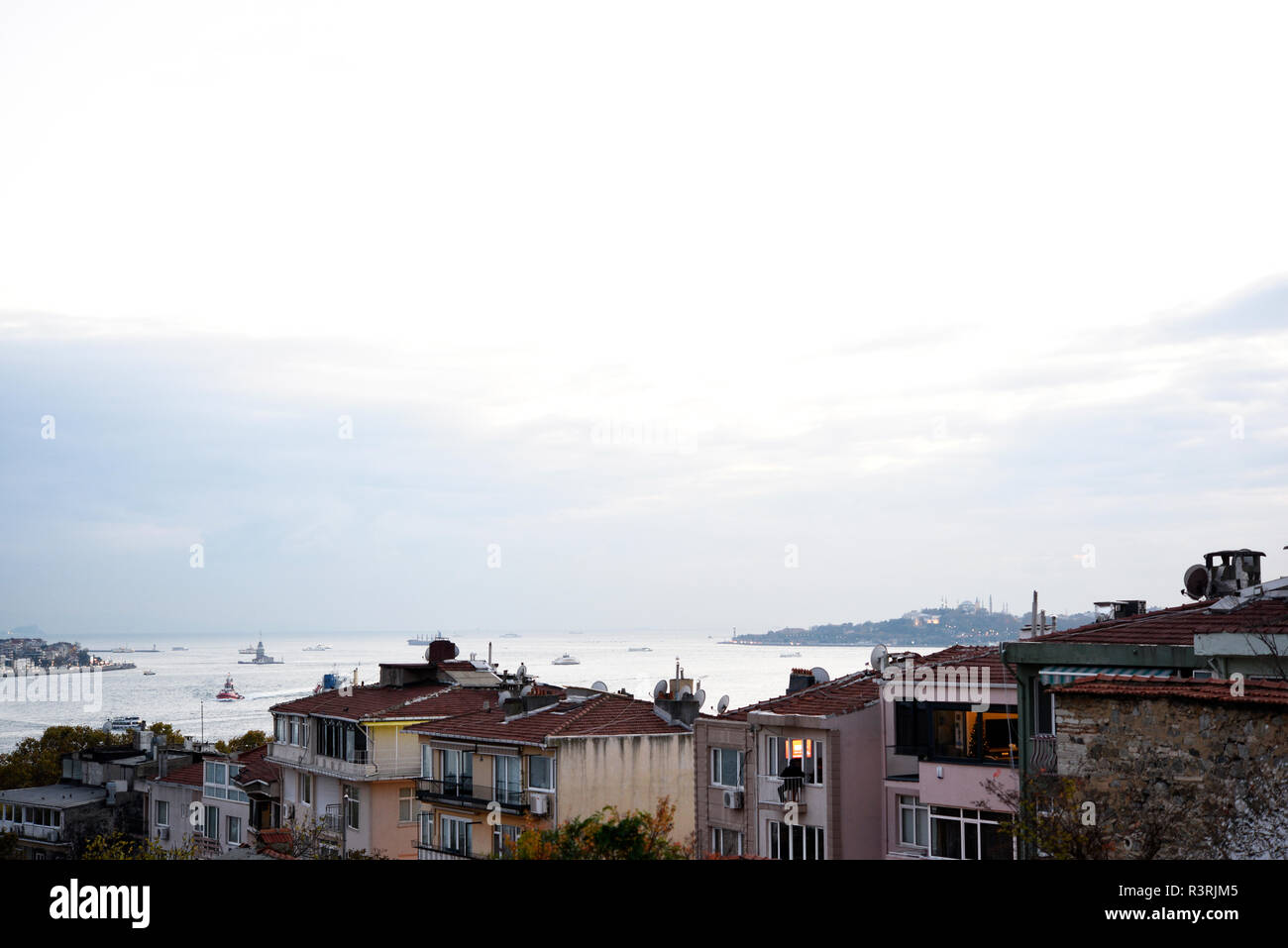 Istanbul Bosphorus City View Stock Photo - Alamy