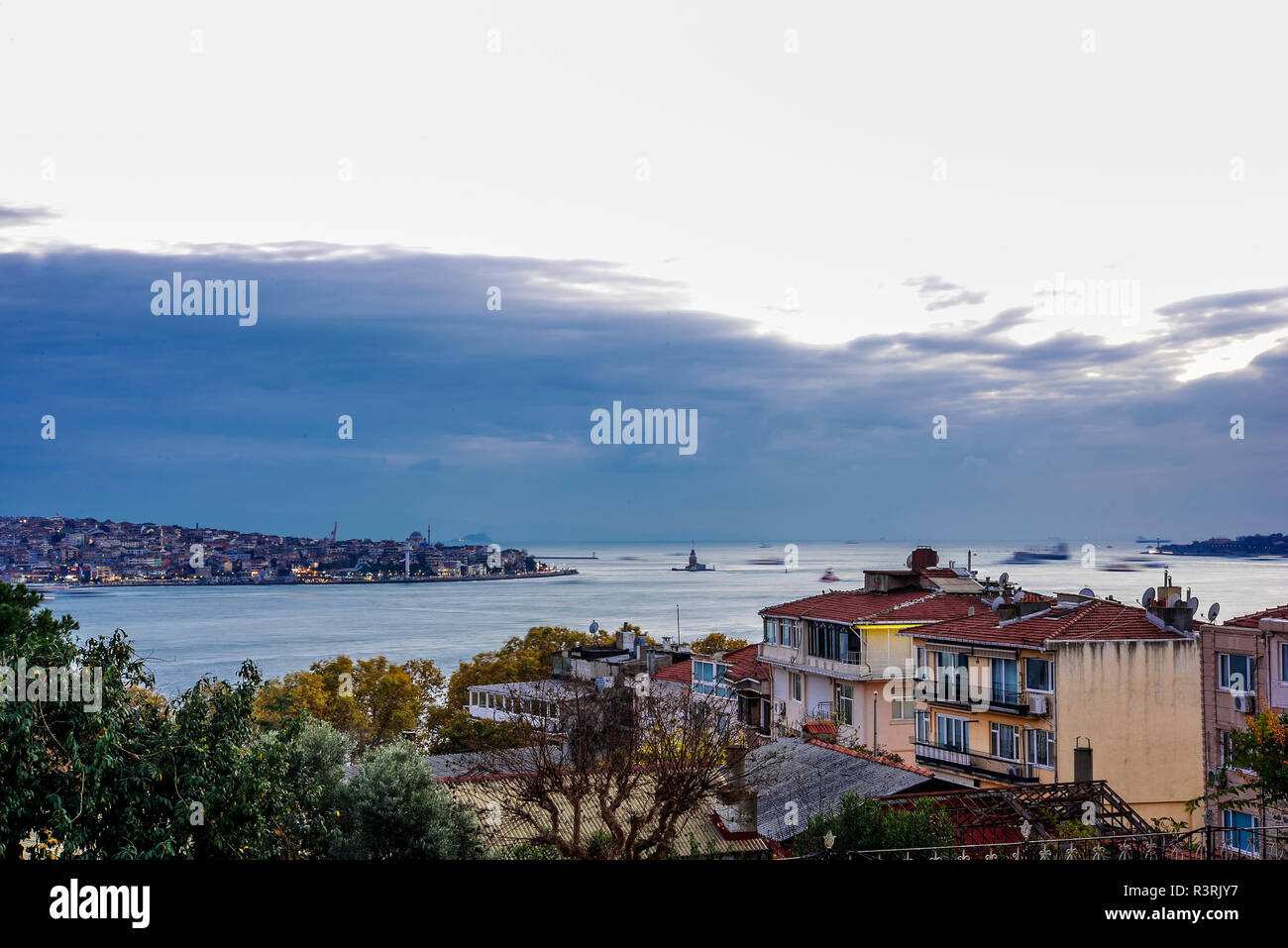 Istanbul Bosphorus City View Stock Photo - Alamy