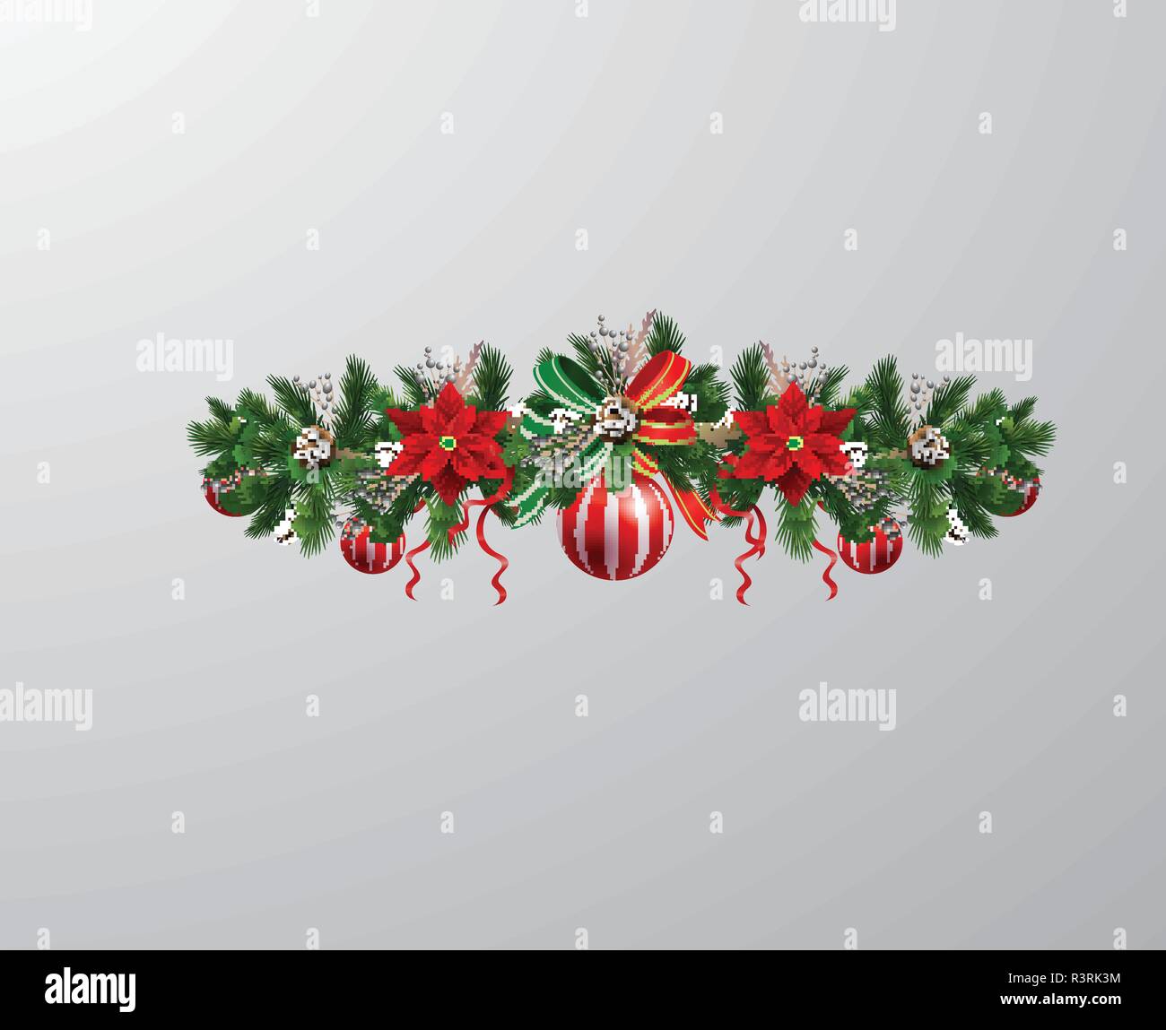 Red glass christmas toys Stock Vector Images - Alamy