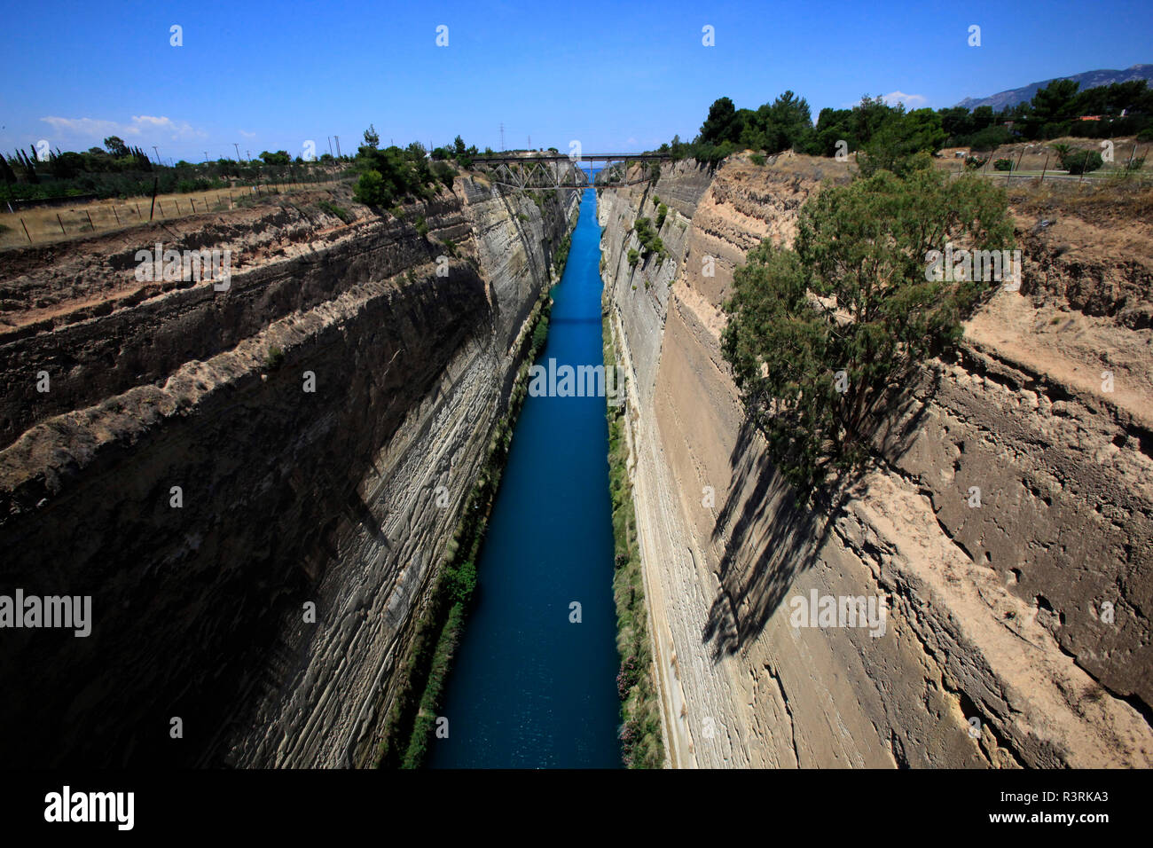 Corinth canal in greece hi-res stock photography and images - Alamy