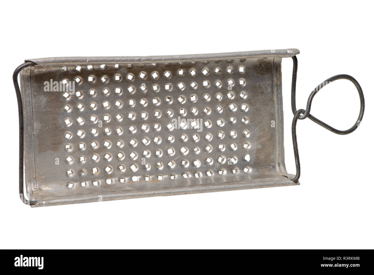 Old metal scraper isolarted on white background Stock Photo - Alamy