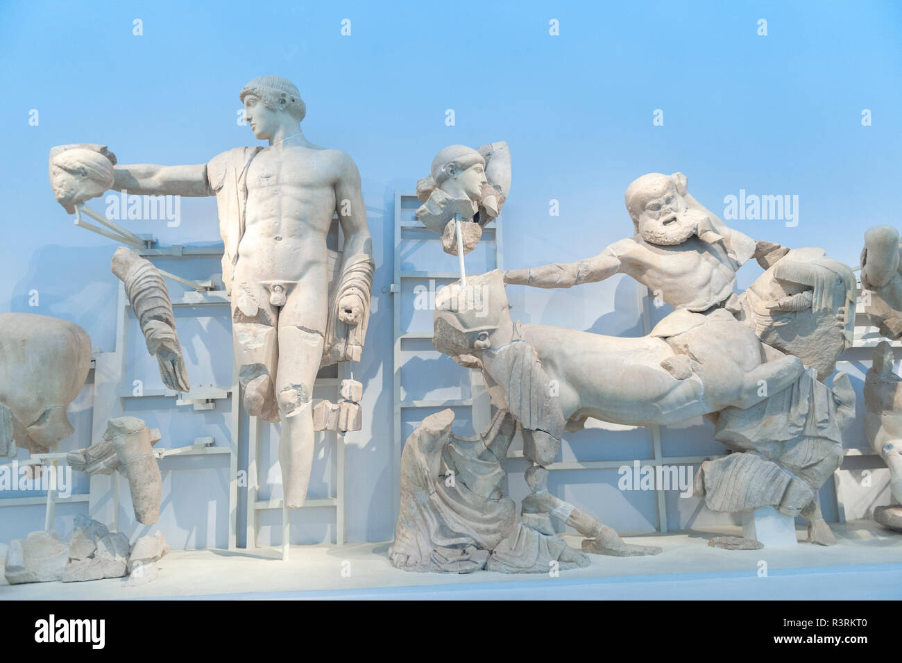 Pediment from temple of zeus hi-res stock photography and images - Alamy