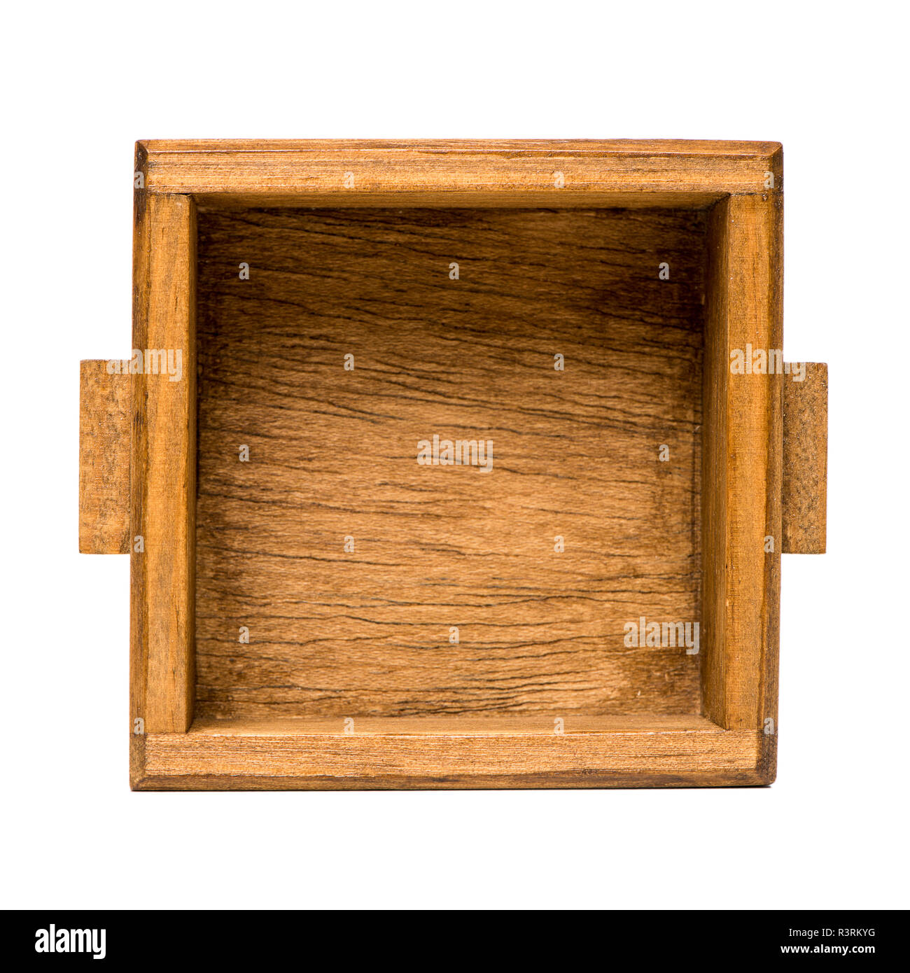 Small wooden boxesfor small items on white background Stock Photo - Alamy