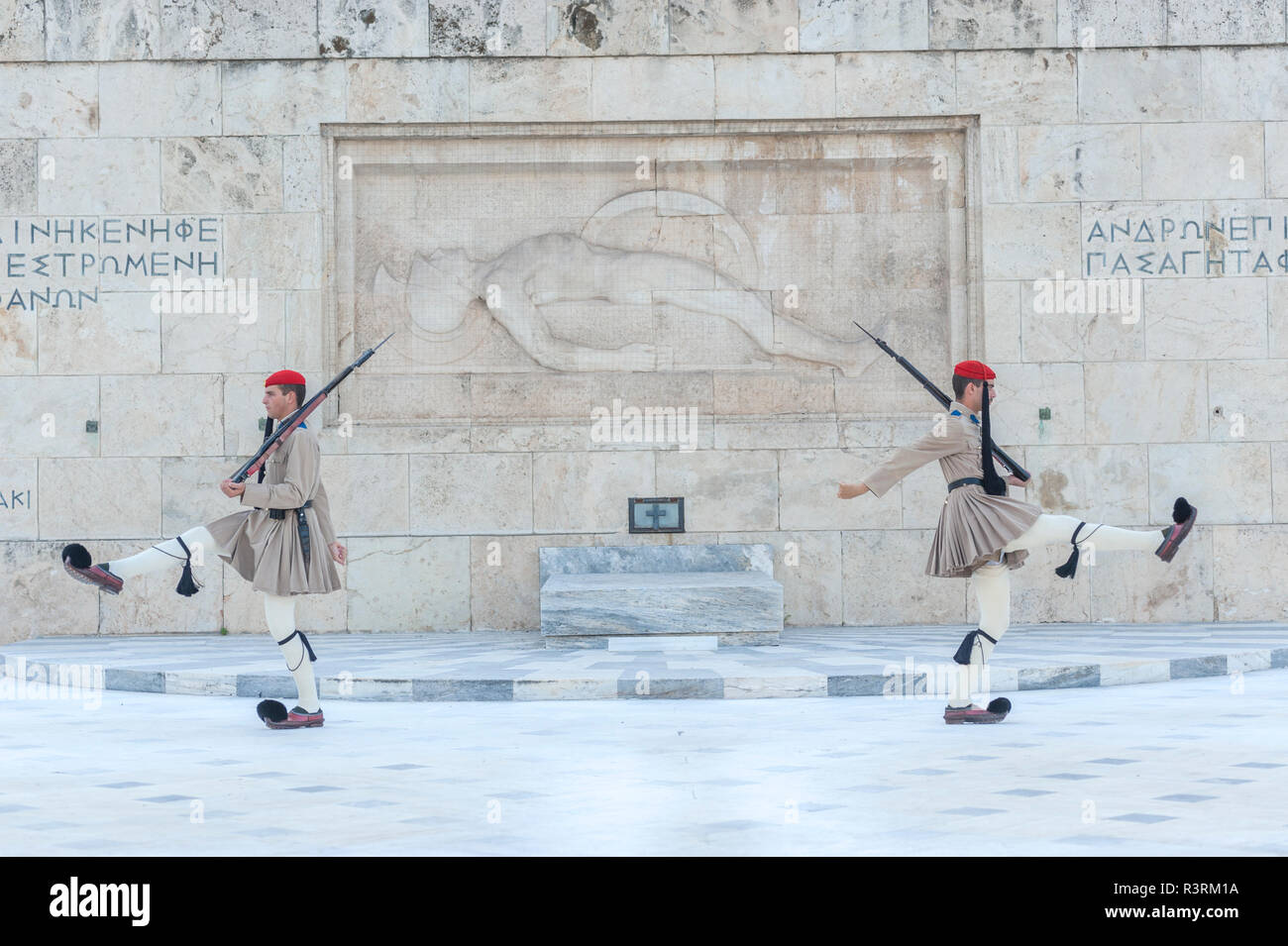 Changing of the Guard, Athens, Greece Stock Photo - Alamy