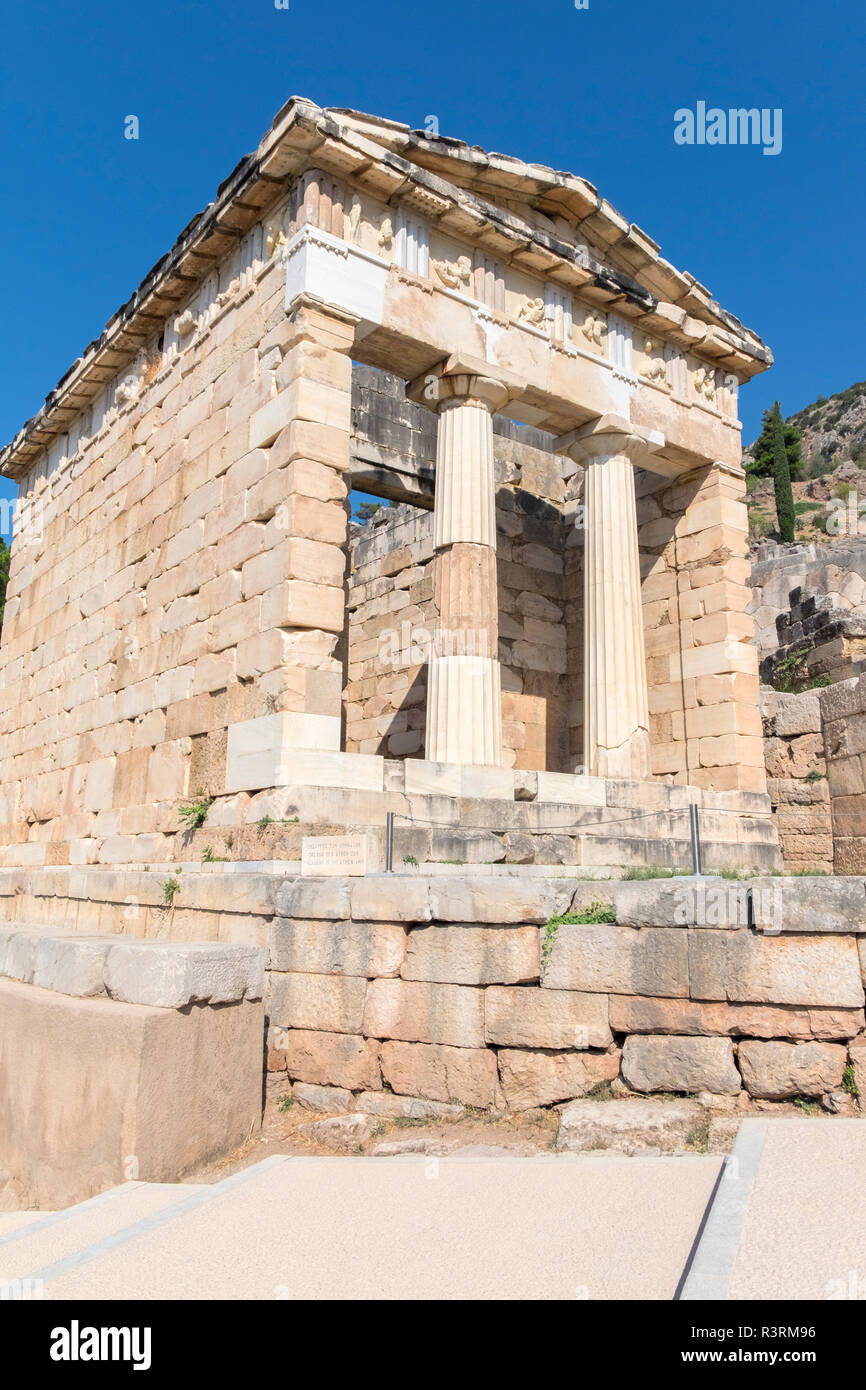Delphi treasury of the athenians hi-res stock photography and images ...