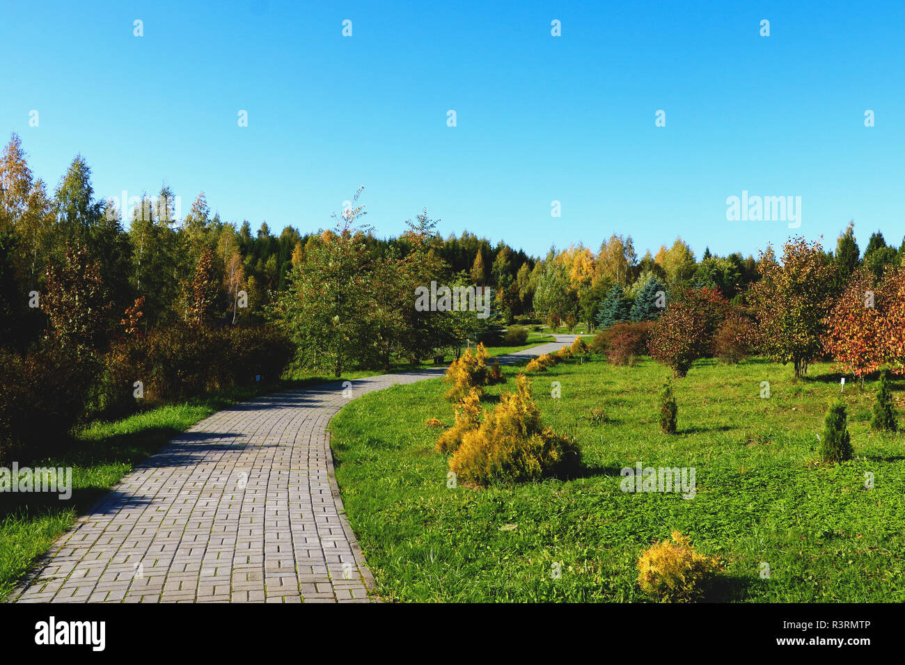 Wide pedestrian walkway hi-res stock photography and images - Alamy