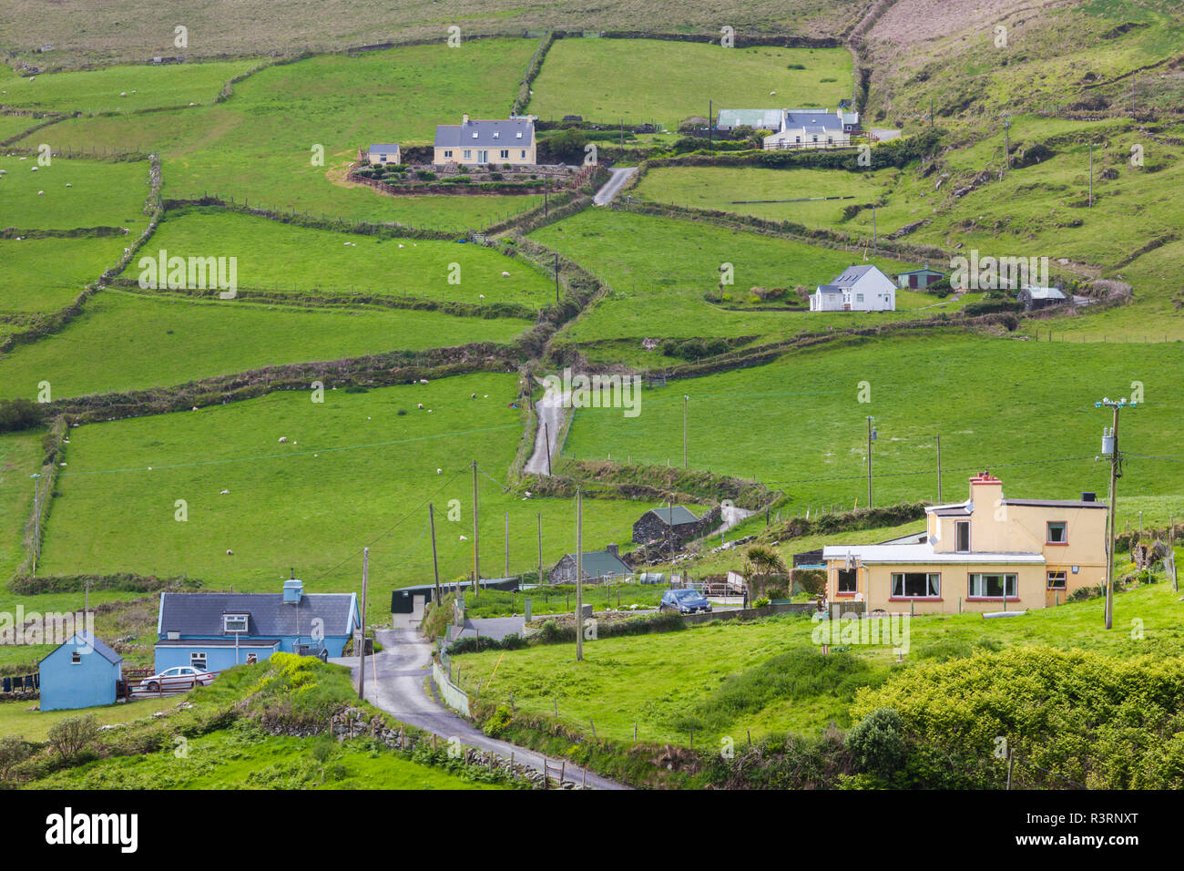 Ireland, County Cork, Beara Peninsula, Ring of Beara, Cahermore ...