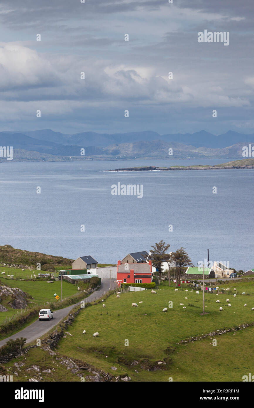 Ireland, County Cork, Beara Peninsula, Ring of Beara, Eyeries, coastal ...