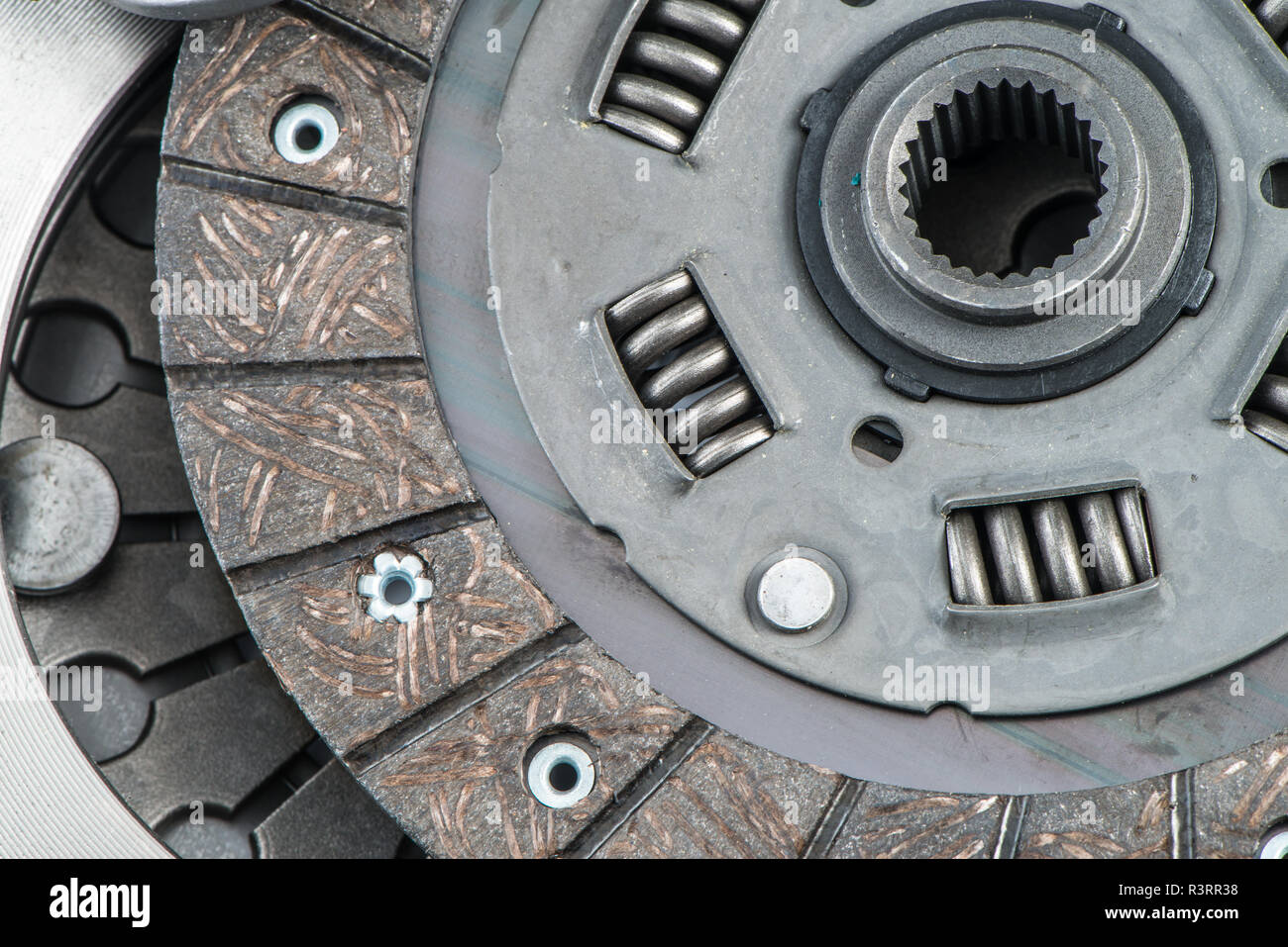 Car clutch close-up detail background Stock Photo - Alamy