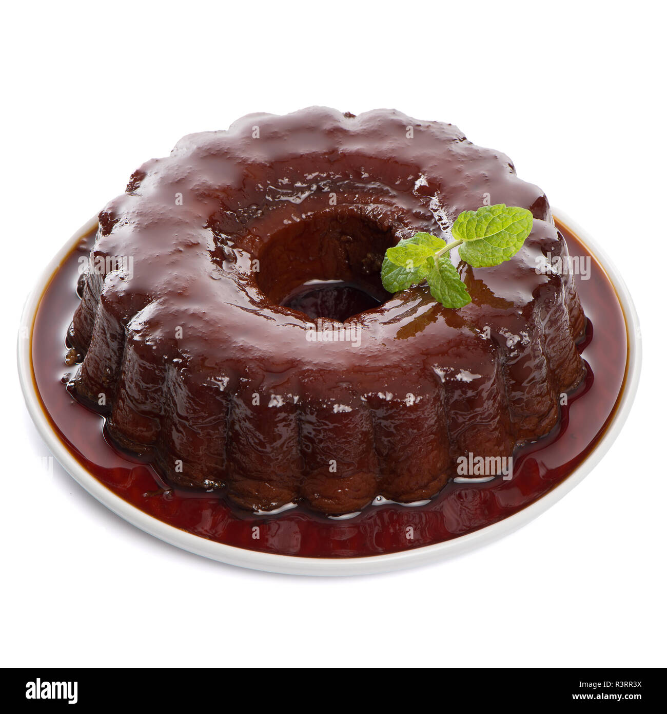 Homemade Pudding "Pudim Caseiro" a Typical Portuguese Desert Stock ...