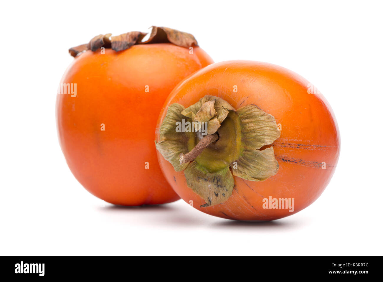 Chinese persimmon diospyros kaki on Cut Out Stock Images & Pictures - Alamy
