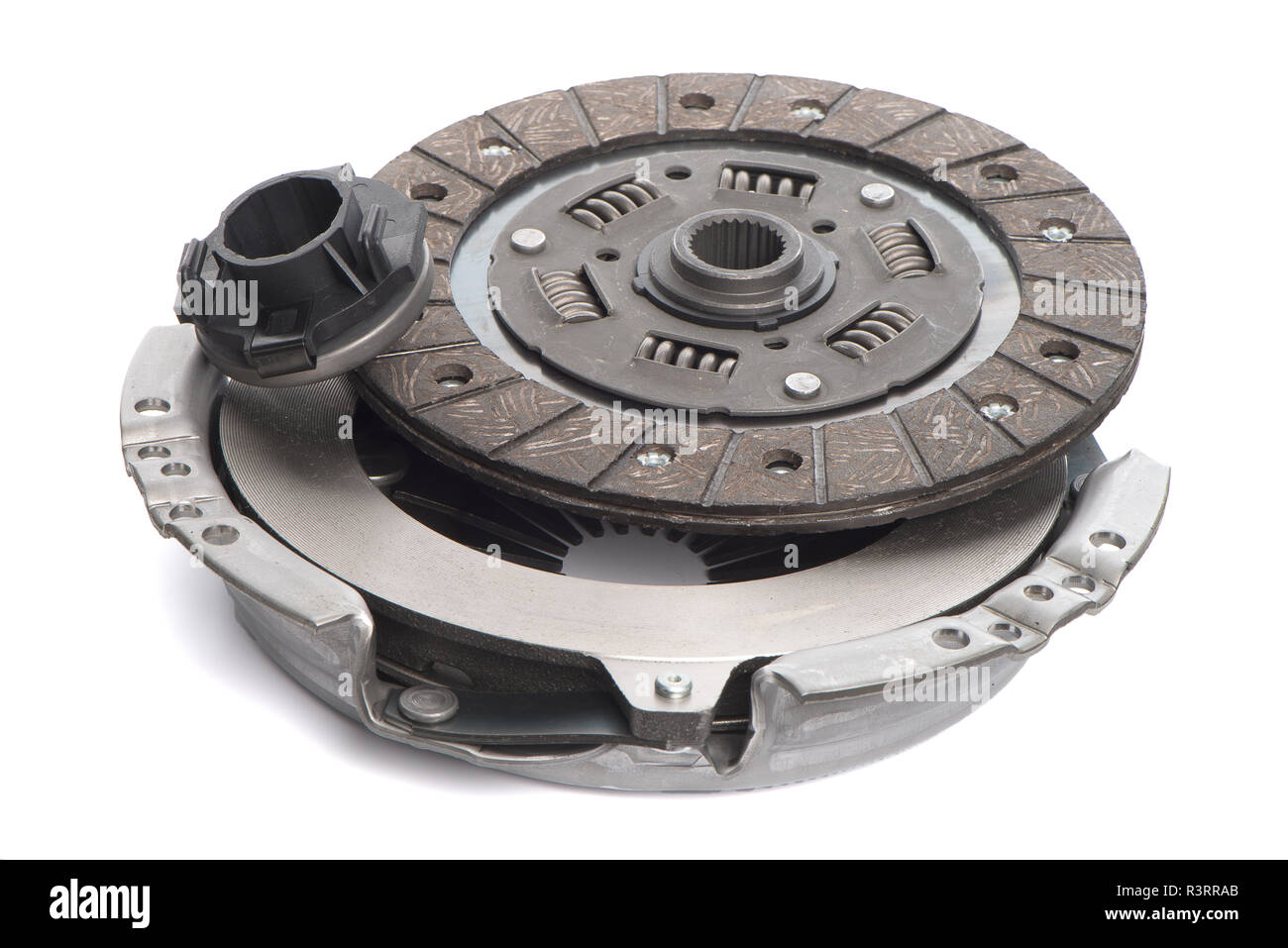 Car clutch isolated on white background Stock Photo - Alamy