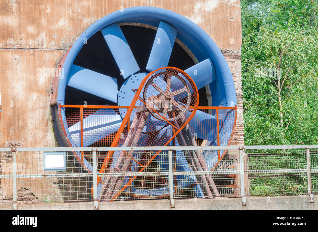 industrial building,cooling unit,rotor Stock Photo - Alamy