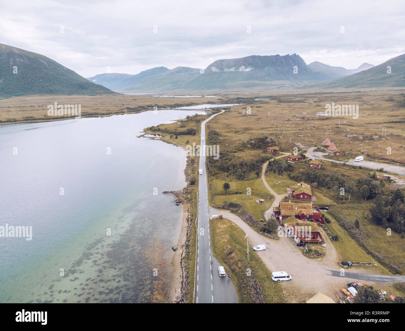 Norway, Aerial view of Senja Stock Photo - Alamy