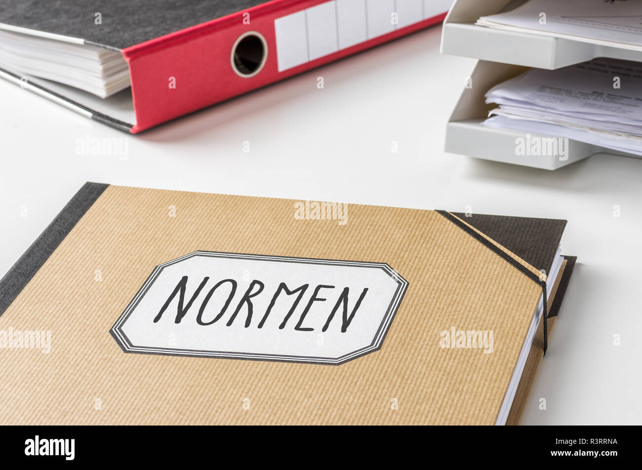 binder with the marking standards Stock Photo - Alamy