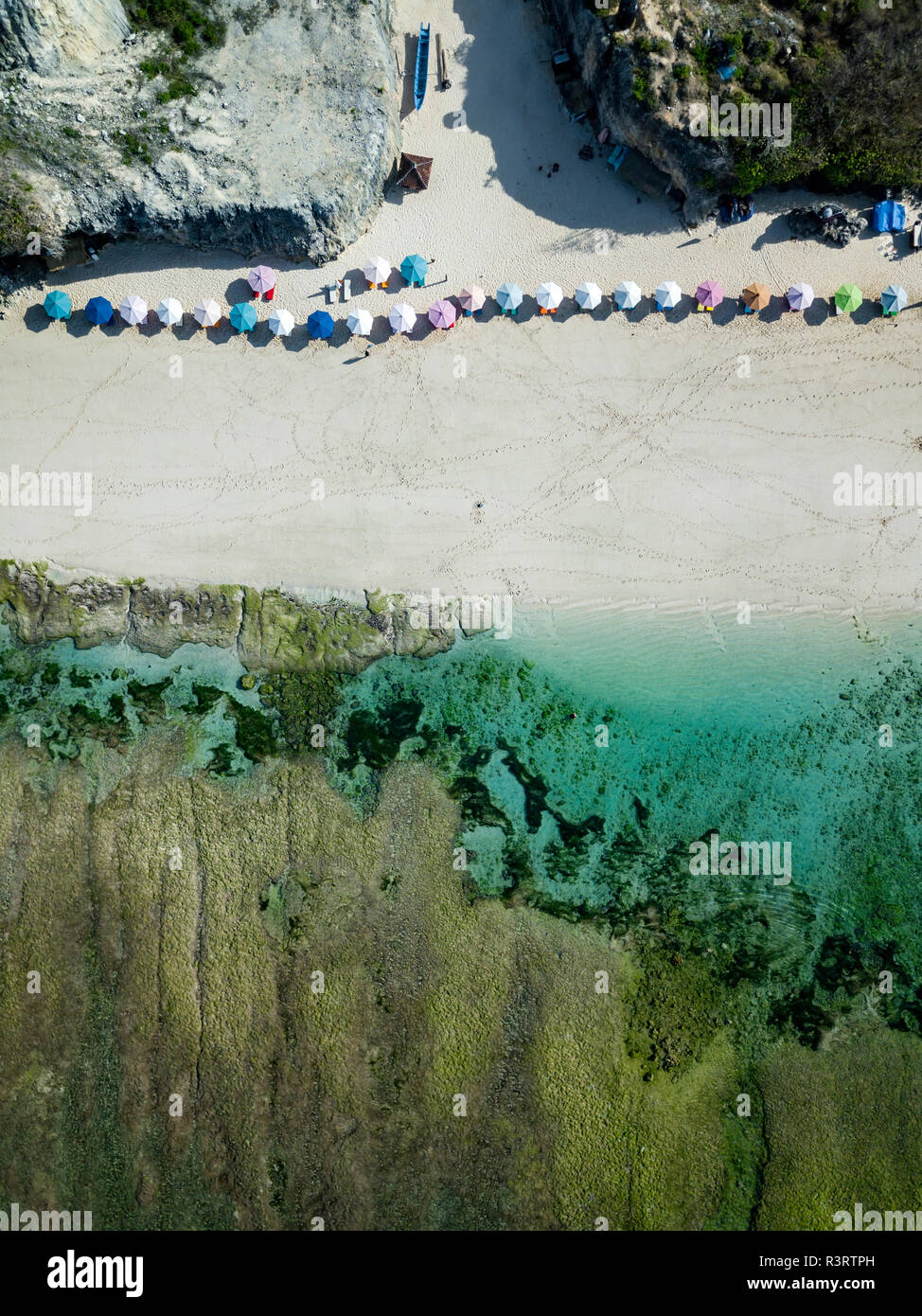 Indonesia, Bali, Aerial view of Karma Kandara beach Stock Photo - Alamy
