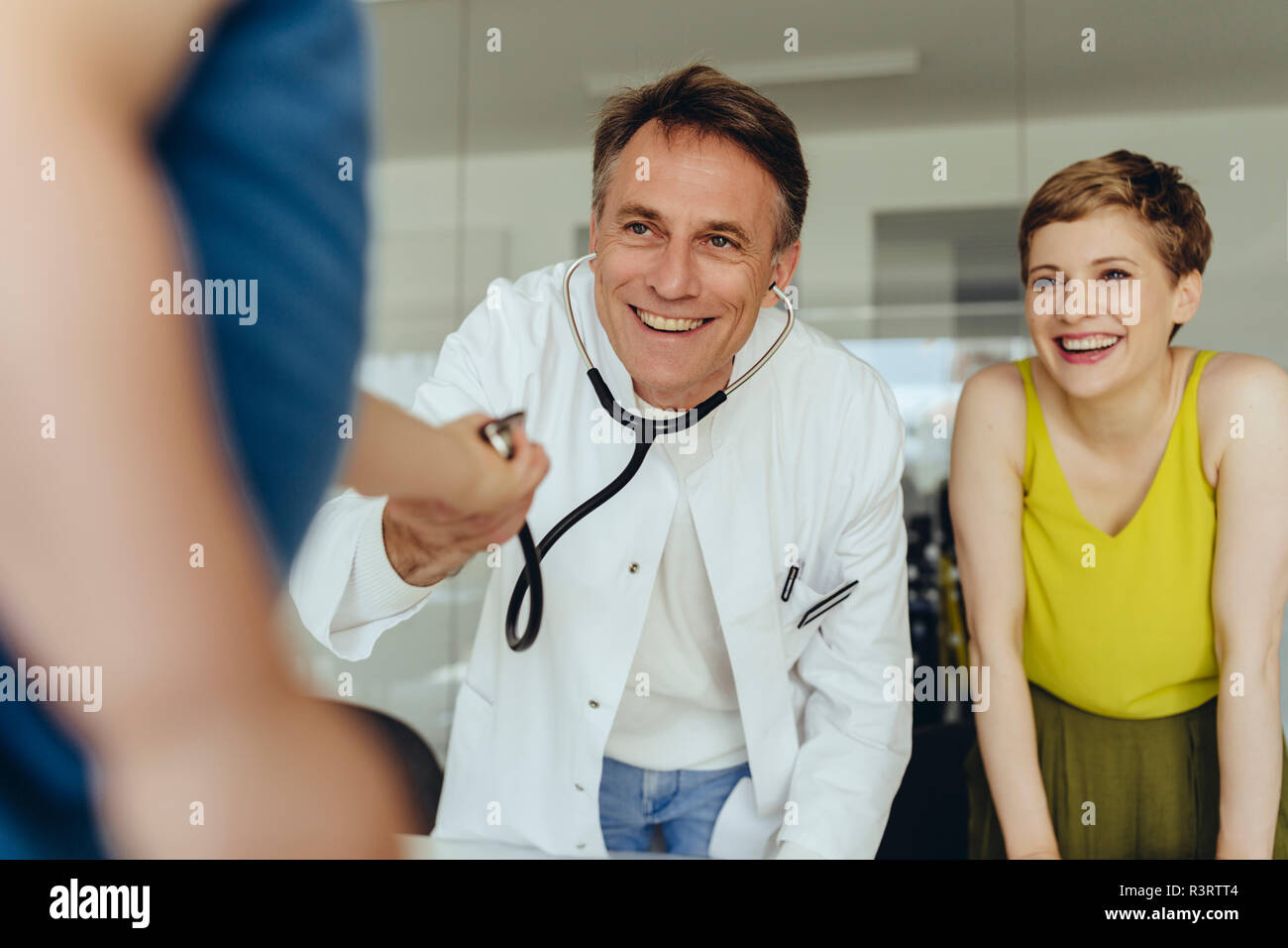 Playing stethoscope hi-res stock photography and images - Alamy