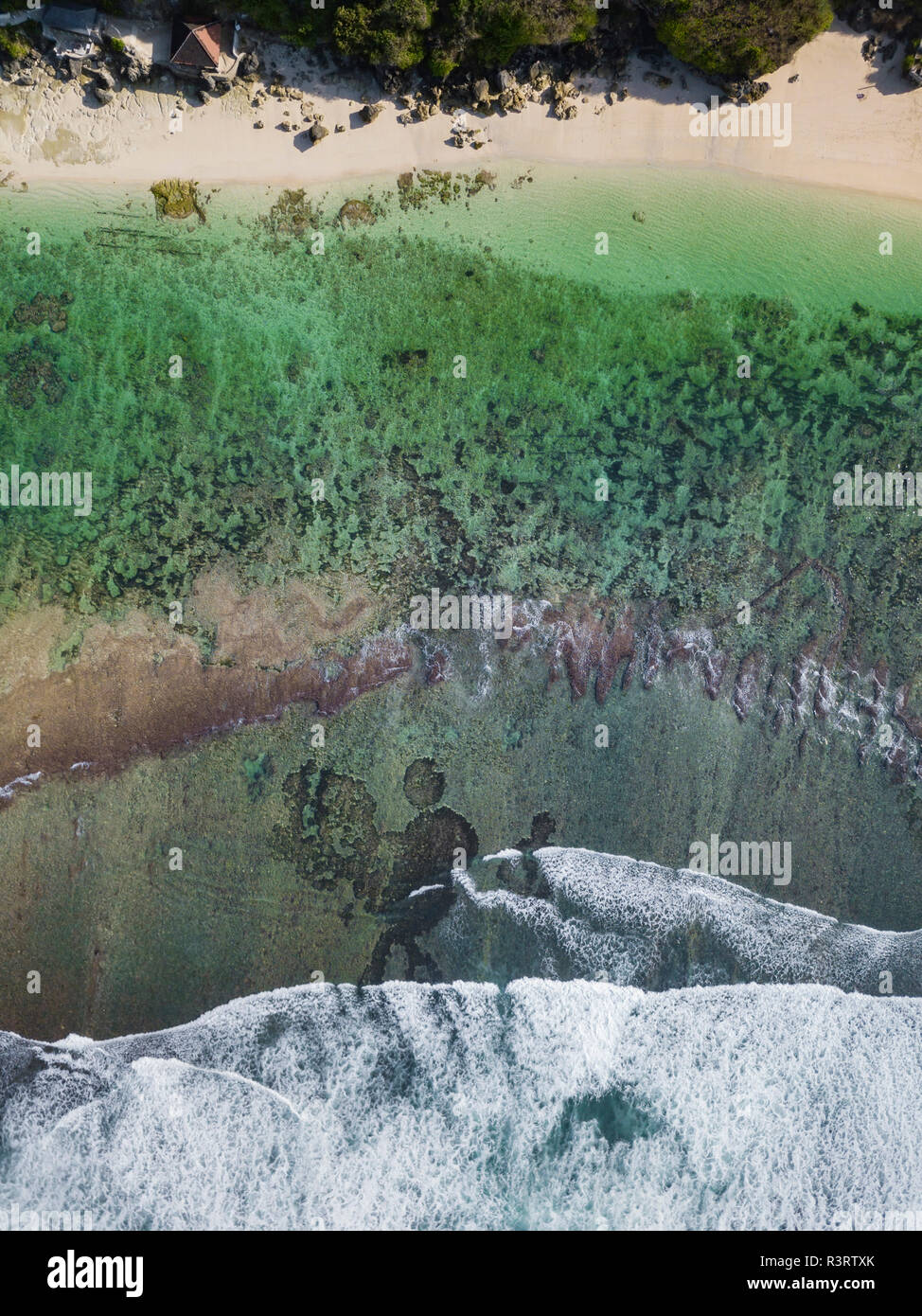 Indonesia, Bali, Aerial view of Karma Kandara beach Stock Photo - Alamy