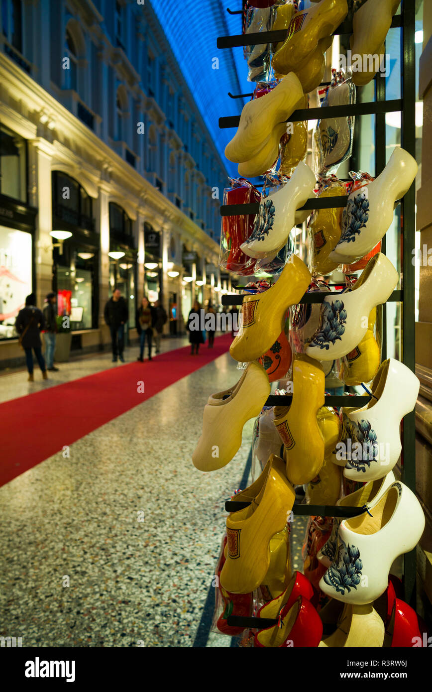 Netherlands, The Hague. De Passage, 19th century shopping arcade ...