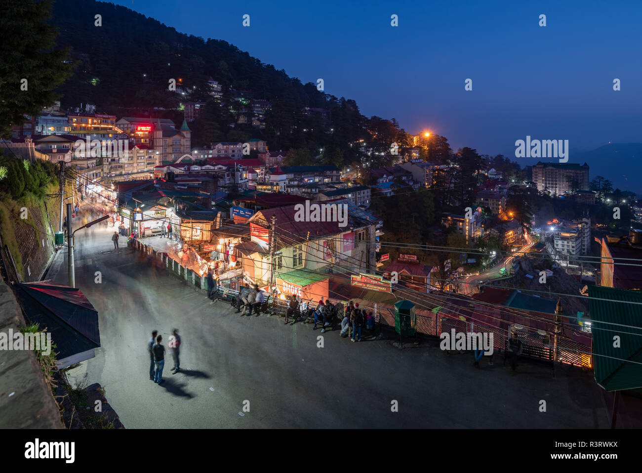 Roofscape at night hi-res stock photography and images - Alamy
