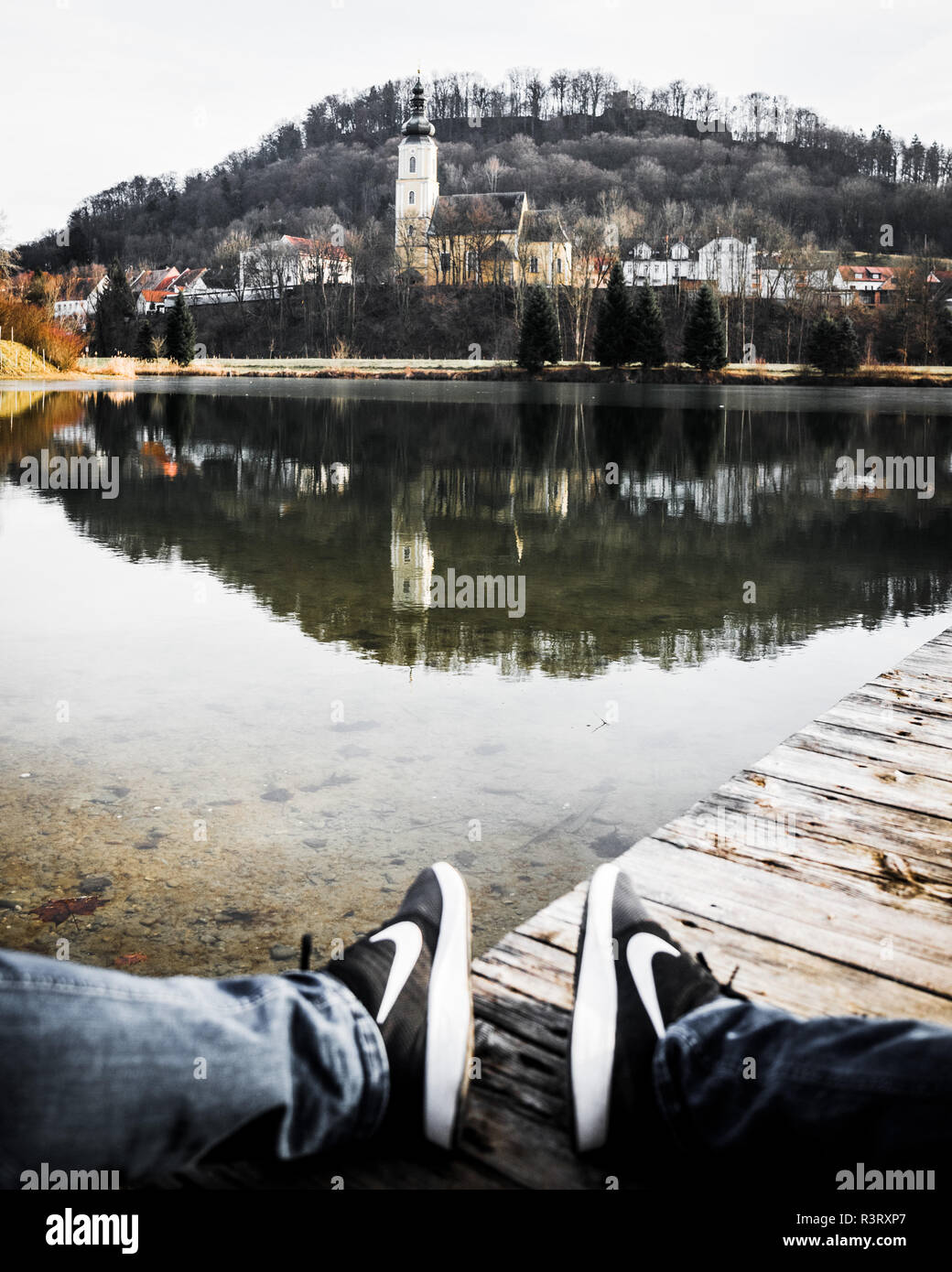 Lake Wildon in Wildon, Austria Stock Photo - Alamy