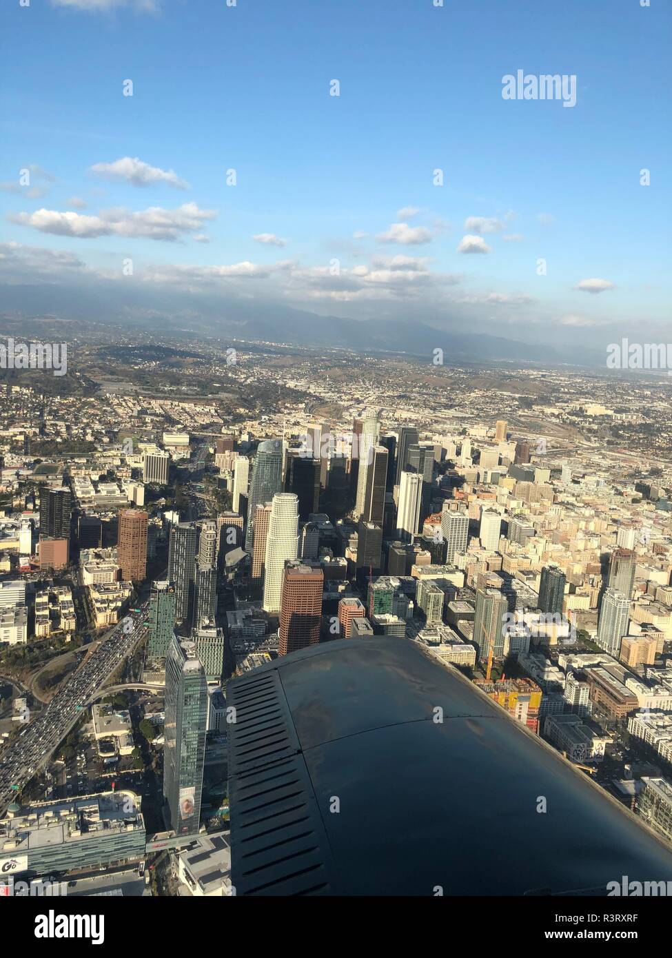 Los angeles helicopter view hi-res stock photography and images - Alamy