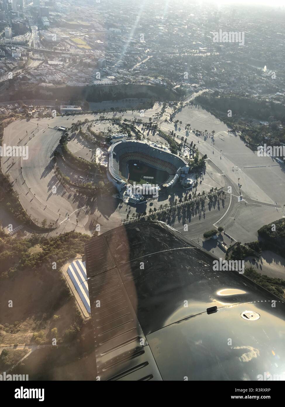 Los angeles helicopter view hi-res stock photography and images - Alamy