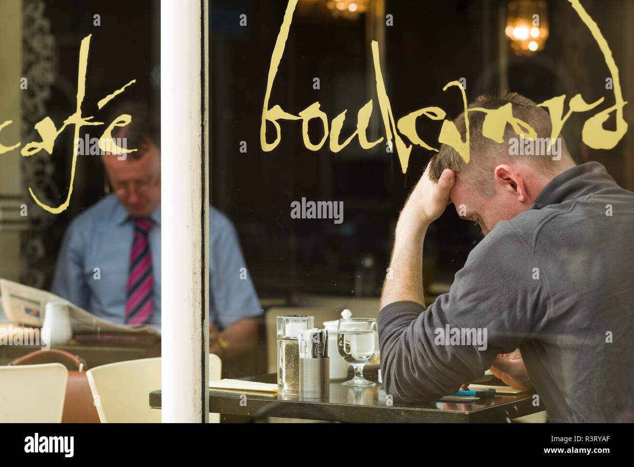 Ireland dublin cafe window hi-res stock photography and images - Alamy