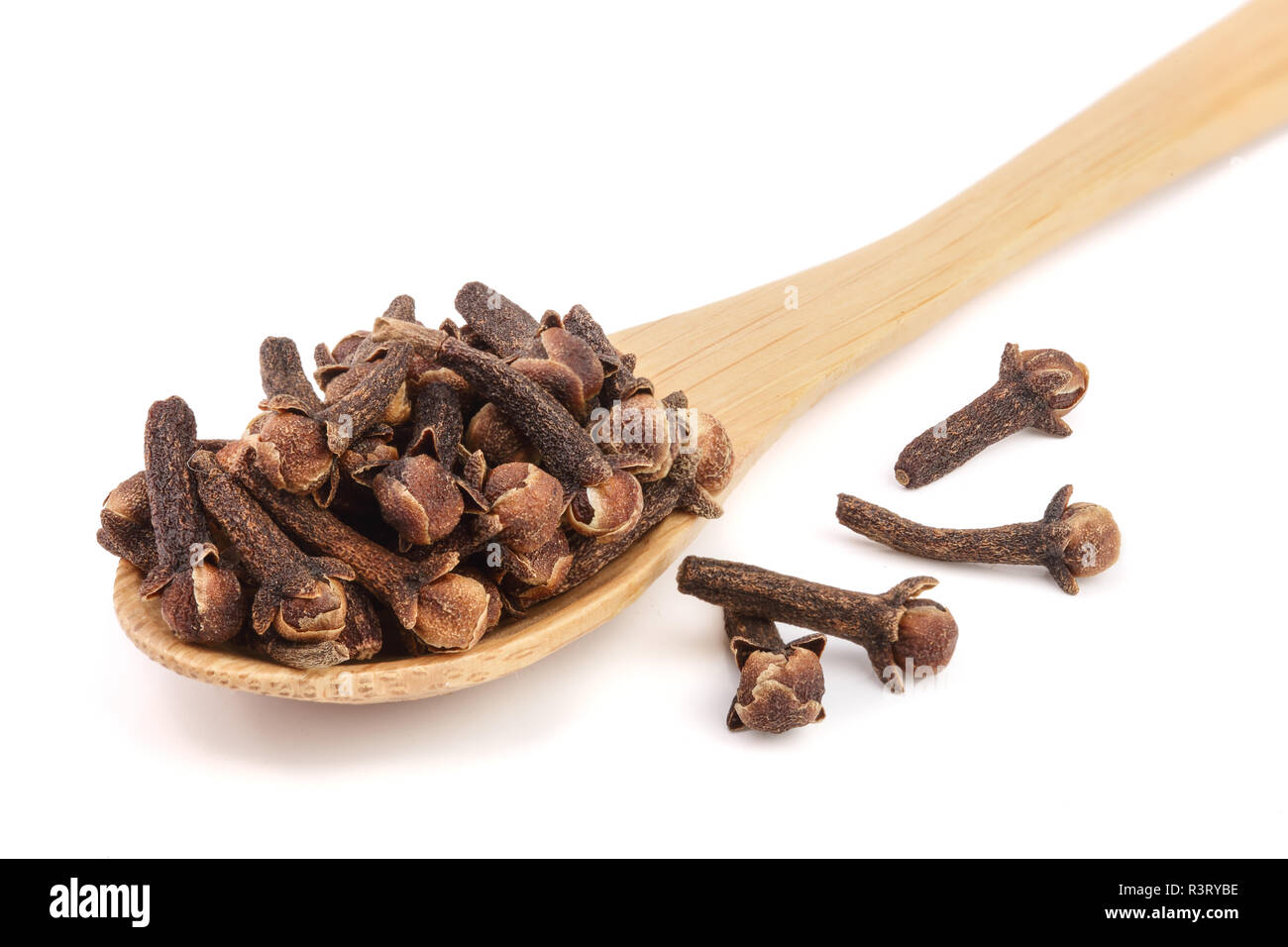 dry spice cloves isolated on white background Stock Photo - Alamy