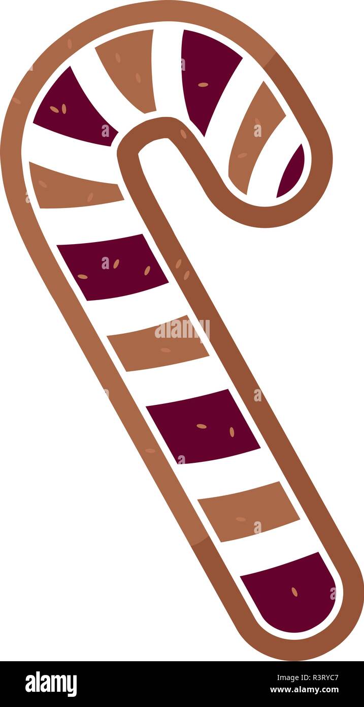 Christmas cane over white background, vector illustration Stock Vector ...
