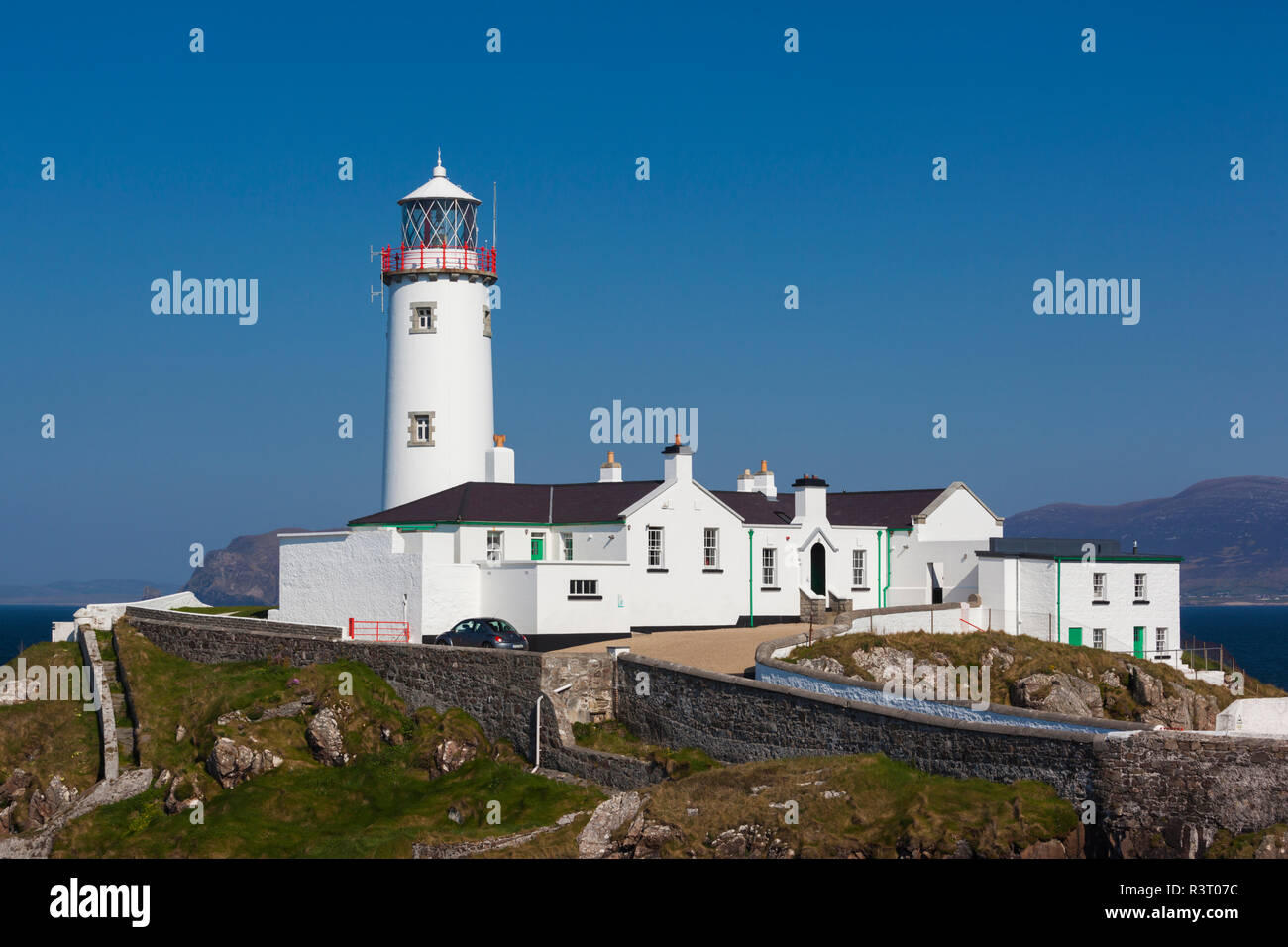 Ireland, County Donegal, Fanad Peninsula, Fanad Head Lighthouse Stock ...