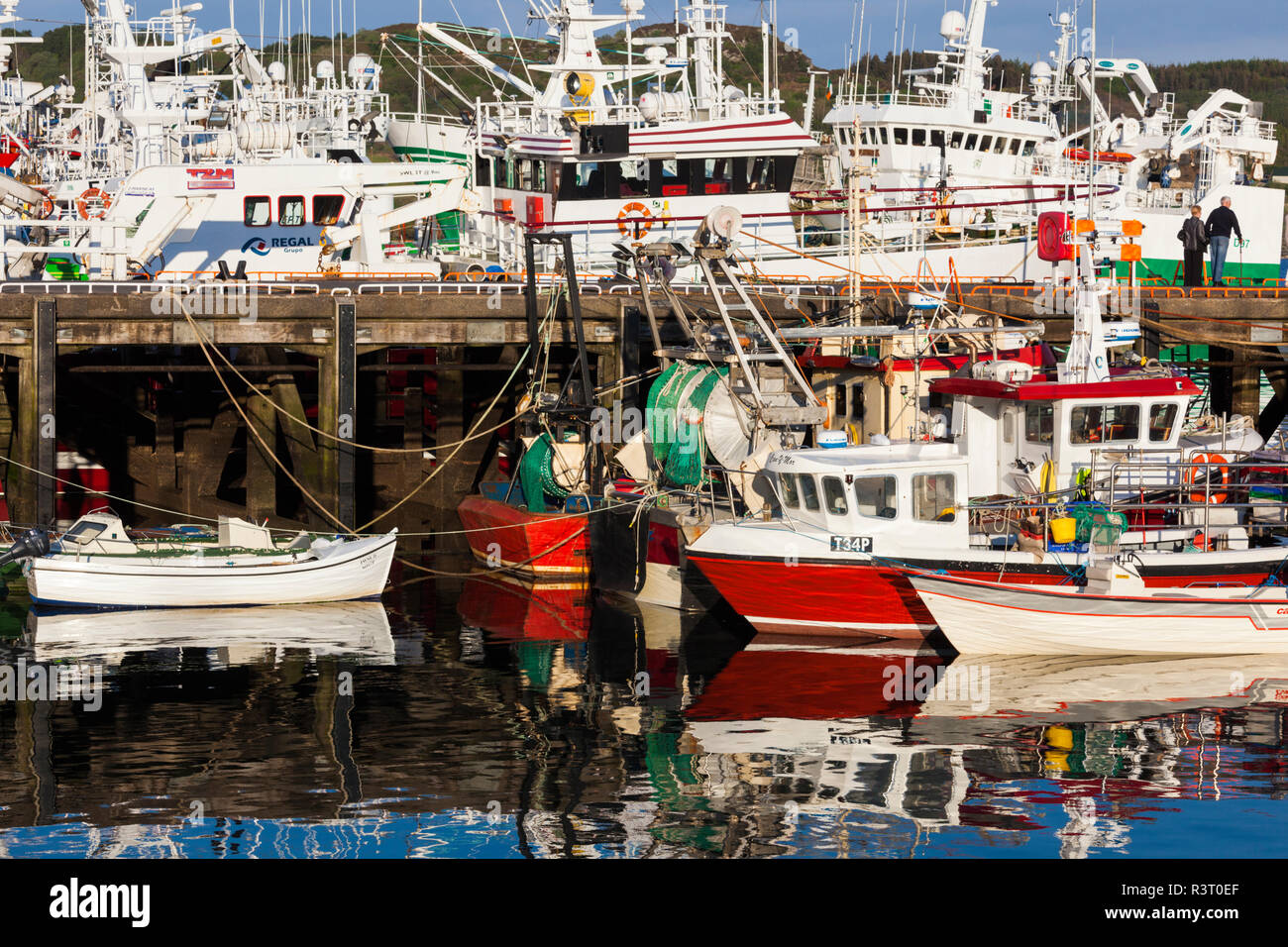 Ireland, County Donegal, Killybegs, Ireland's largest fishing port ...