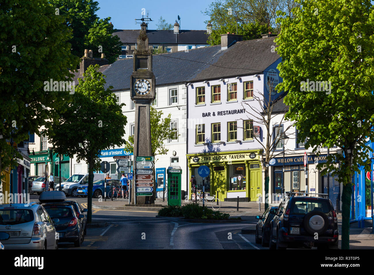Ireland, County Mayo, Westport, the Clock tower Stock Photo - Alamy
