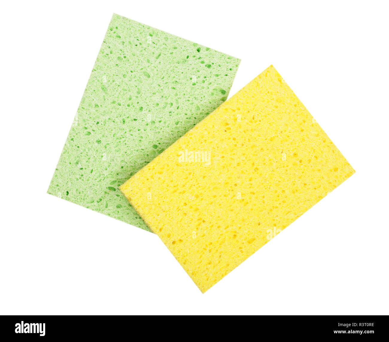 cleaning sponge for washing isolated on white background Stock Photo ...