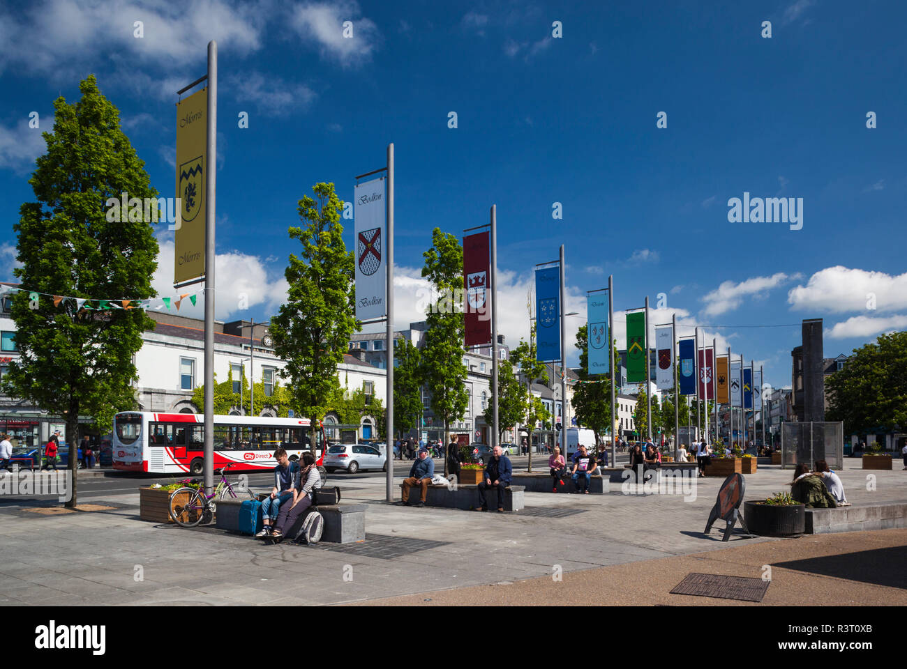 Ireland, County Galway, Galway City, Eyre Square Stock Photo - Alamy