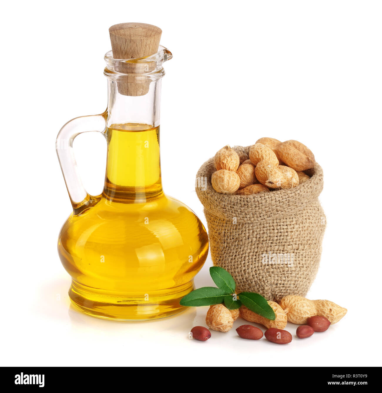 Groundnut oil bottle Cut Out Stock Images & Pictures - Alamy