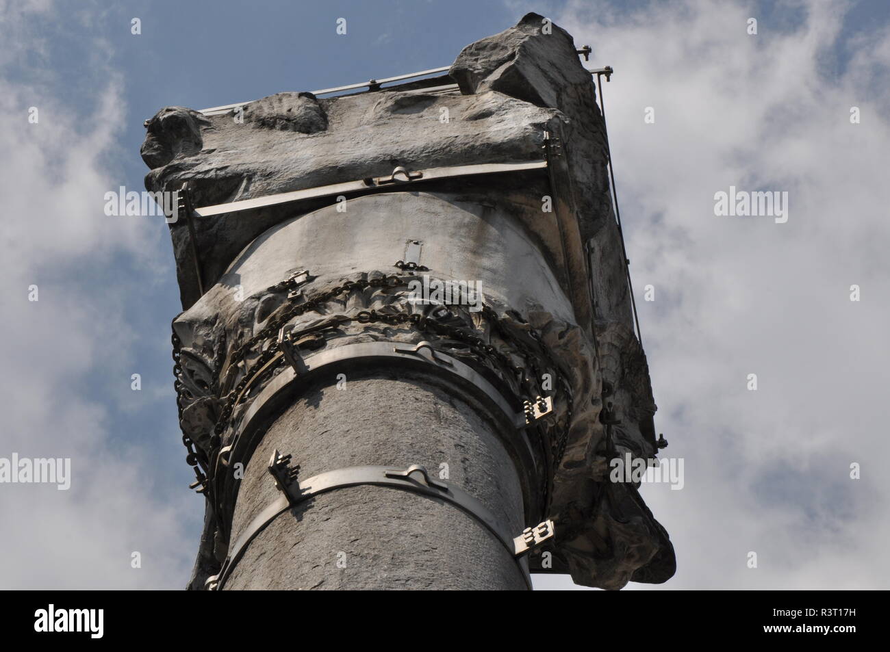 Column of Marcian (details Stock Photo - Alamy