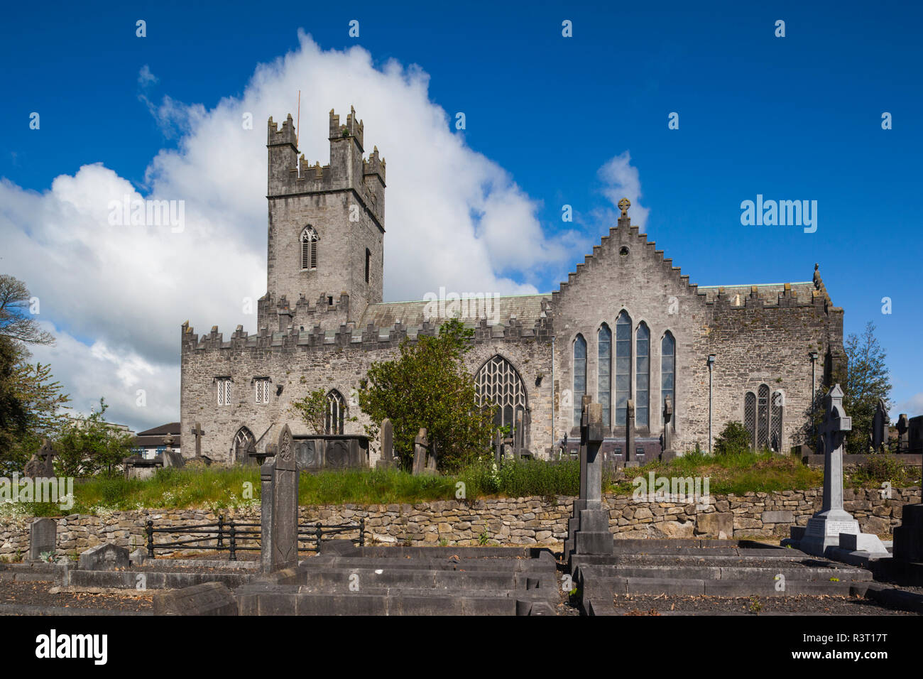 Ireland, County Limerick, Limerick City, St. Mary's Cathedral, exterior ...