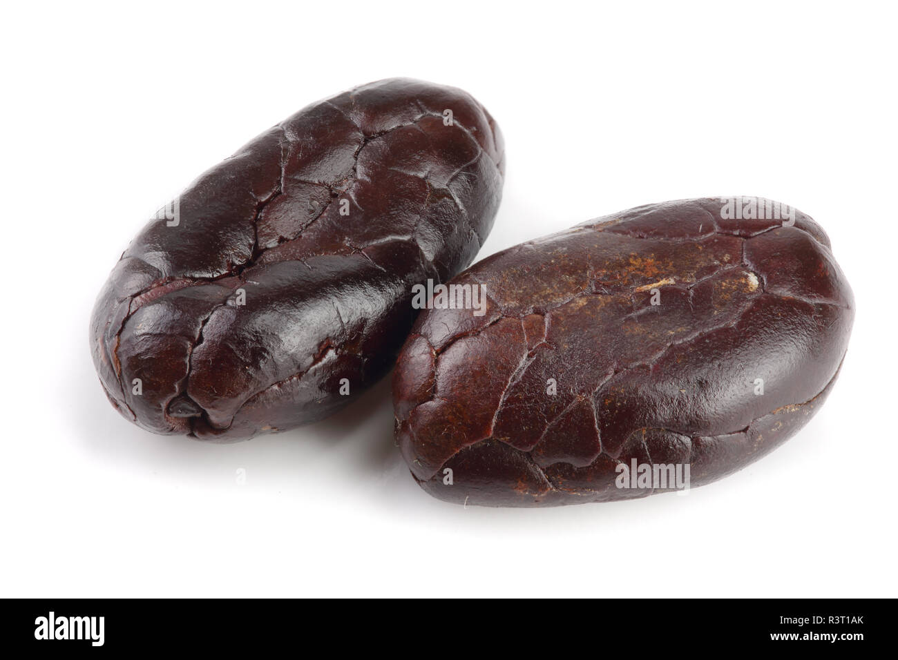 Cocoa bean background Cut Out Stock Images & Pictures - Alamy