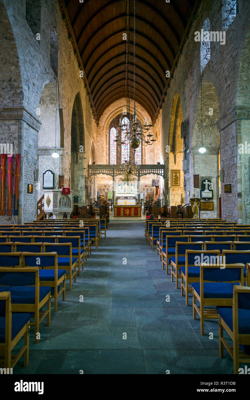 Ireland, County Limerick, Limerick City, St. Mary's Cathedral, interior ...
