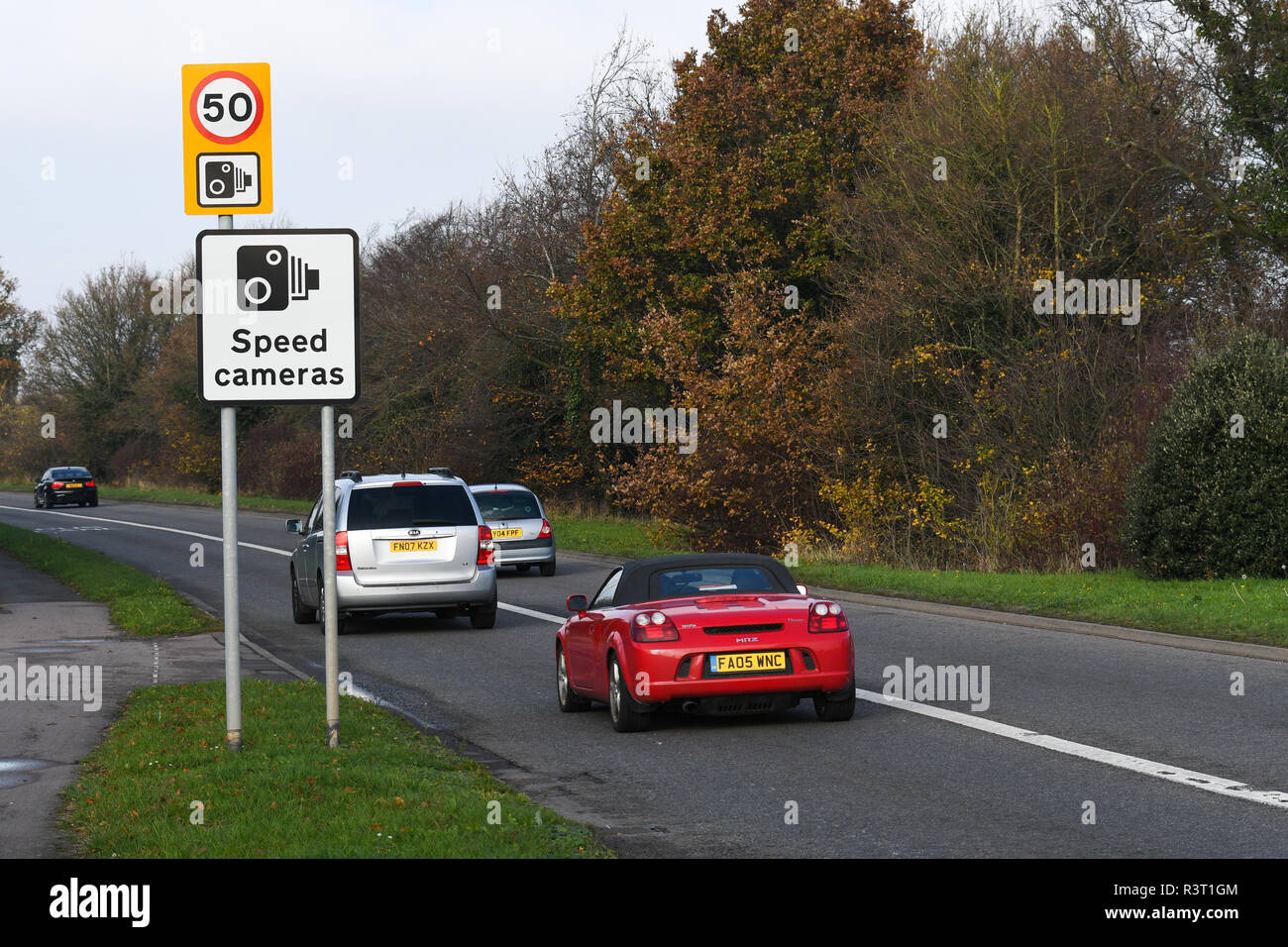 Speed Camera Sign High Resolution Stock Photography and Images - Alamy