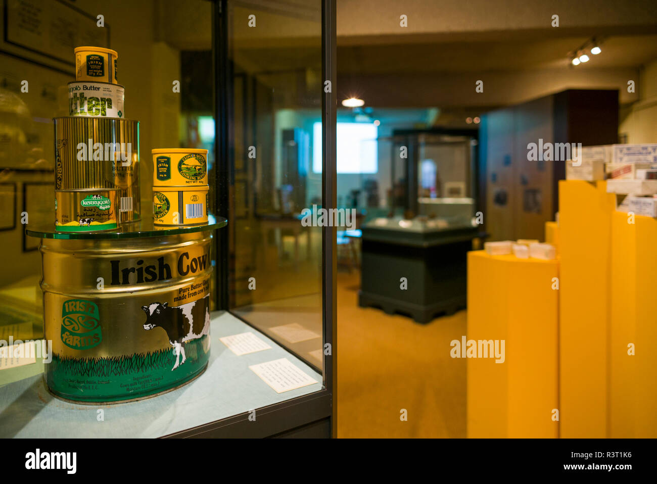Ireland, County Cork, Cork City, Cork Butter Museum, modern packaging ...