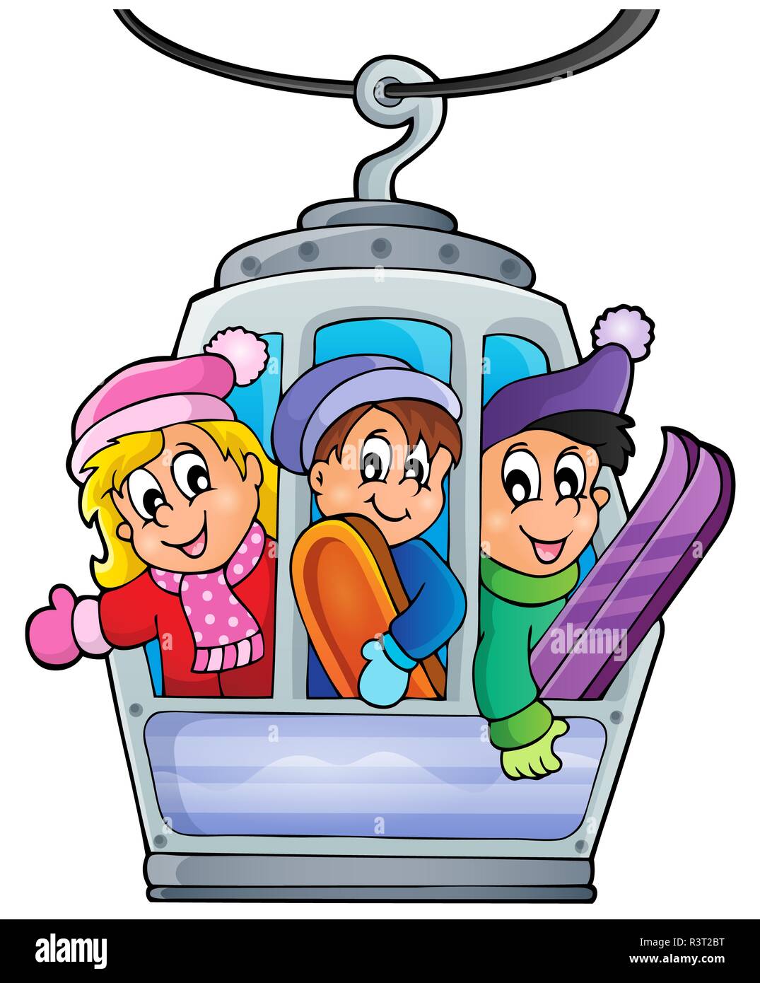 Cable car clipart hi-res stock photography and images - Alamy