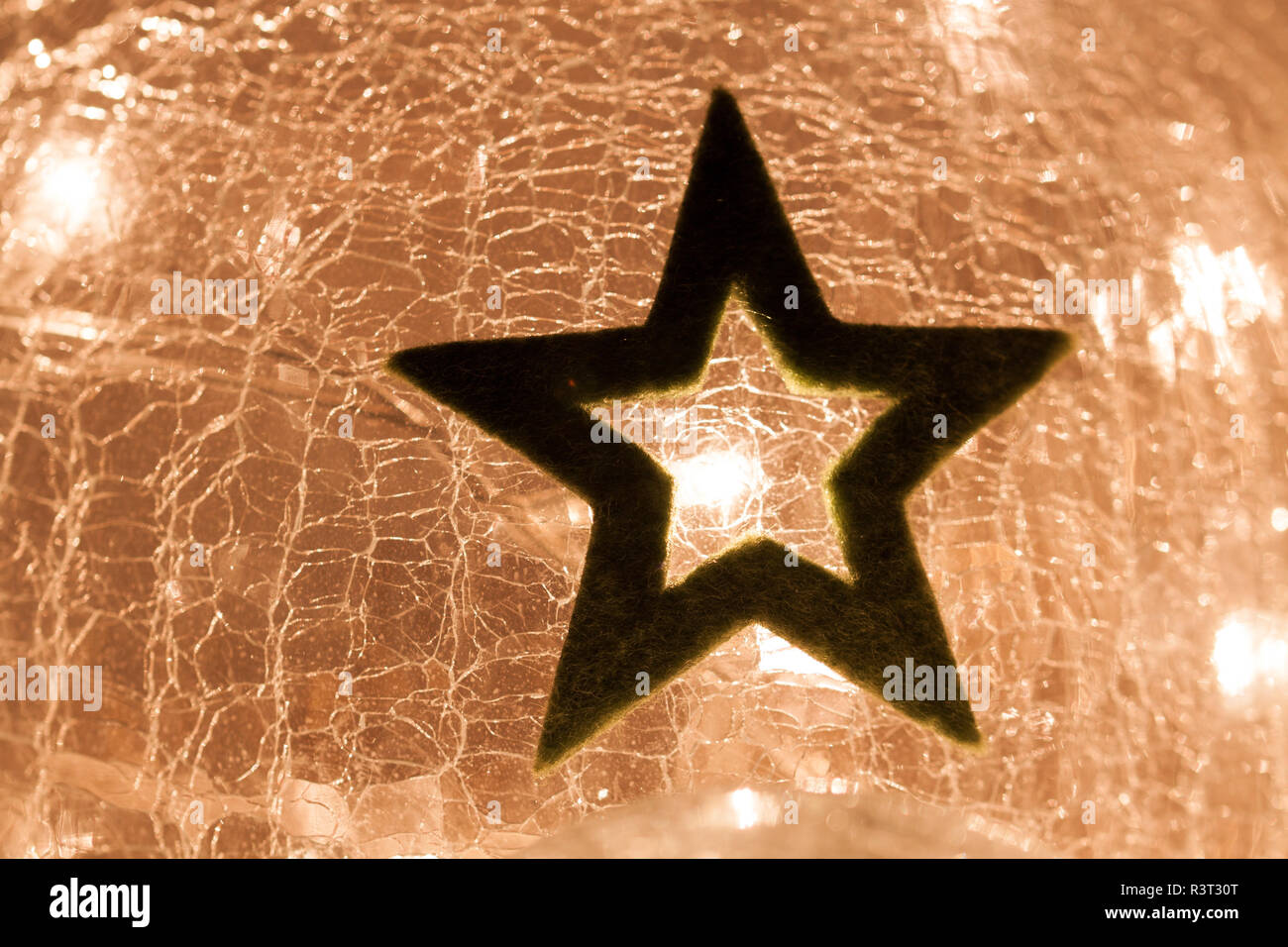 starlight - stars in front of illuminated glass ball Stock Photo - Alamy