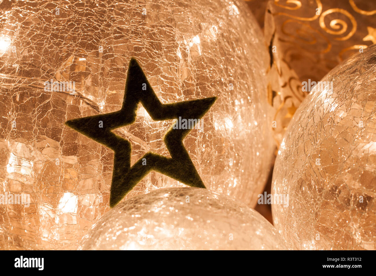 starlight - stars in front of illuminated glass ball Stock Photo - Alamy