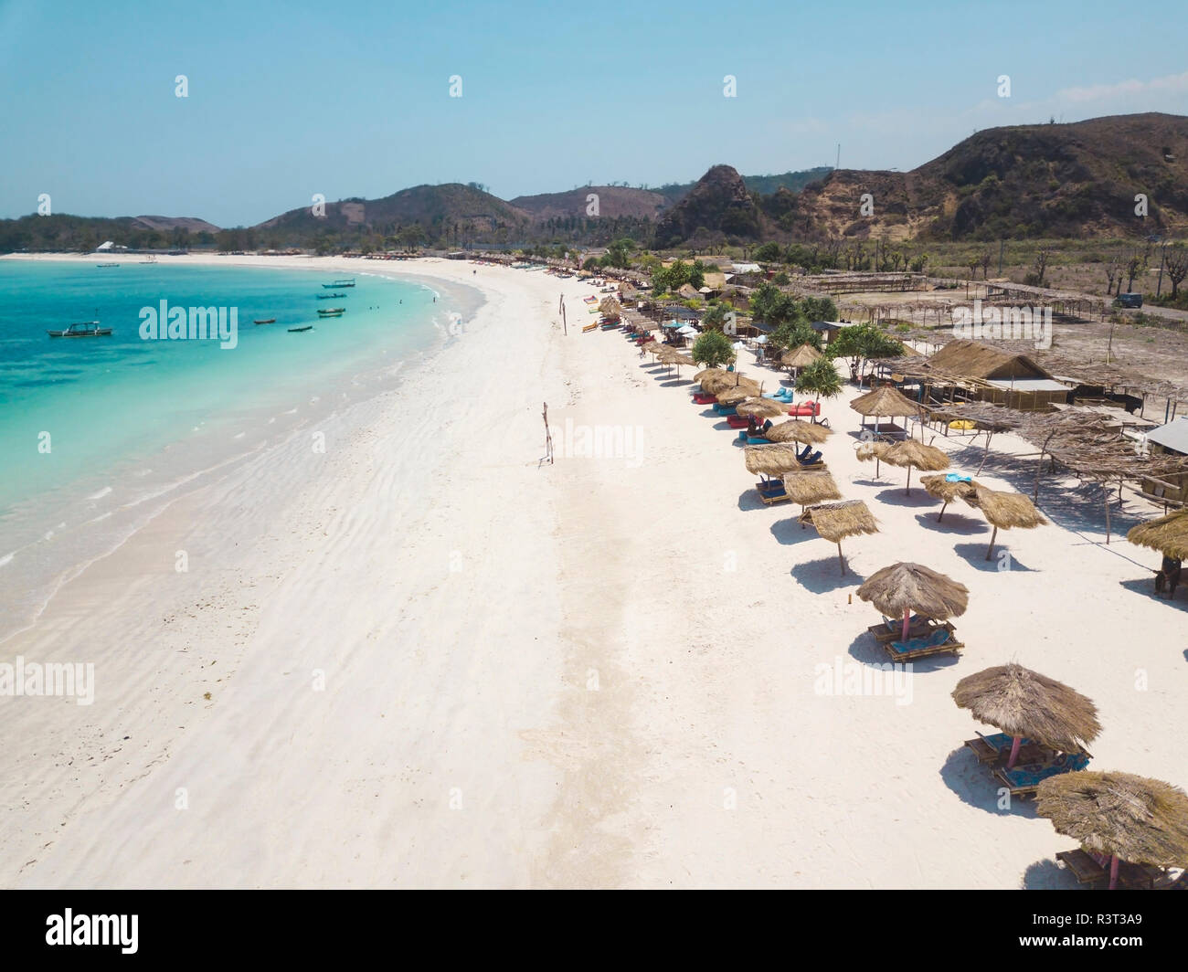 Indonesia, Lombok, Aerial view of beach Stock Photo - Alamy